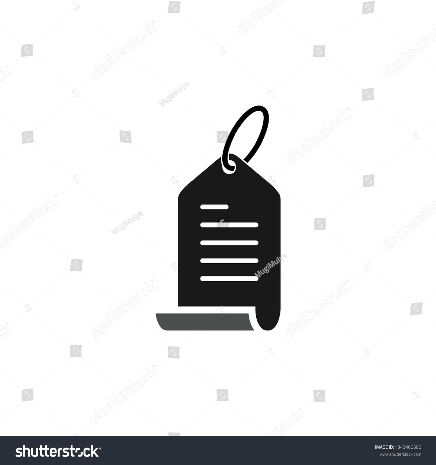 Price List Vector Illustration Template Stock Vector (Royalty Free ...