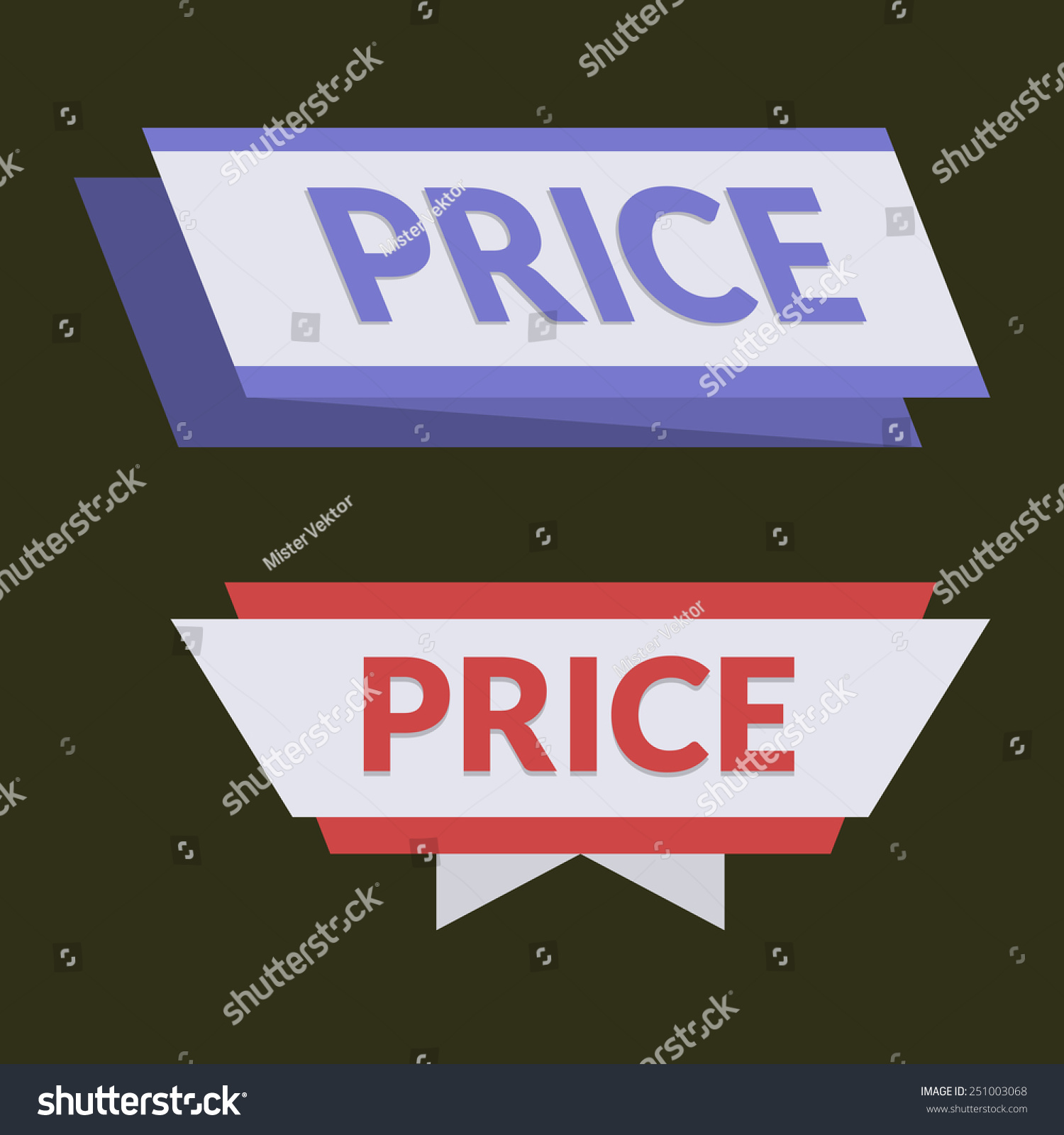 Price Tag Stock Vector (Royalty Free) 251003068 | Shutterstock