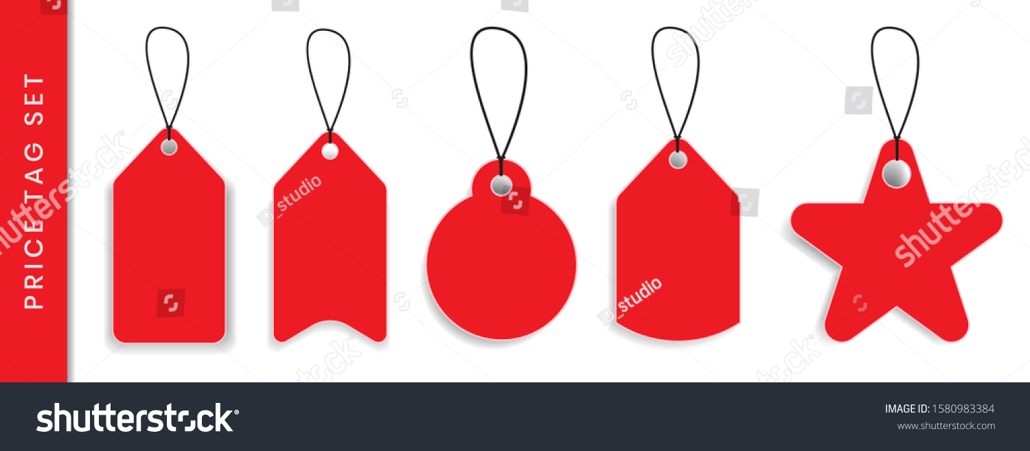 Price Tag Label Vector Stock Vector (Royalty Free) 1580983384 ...