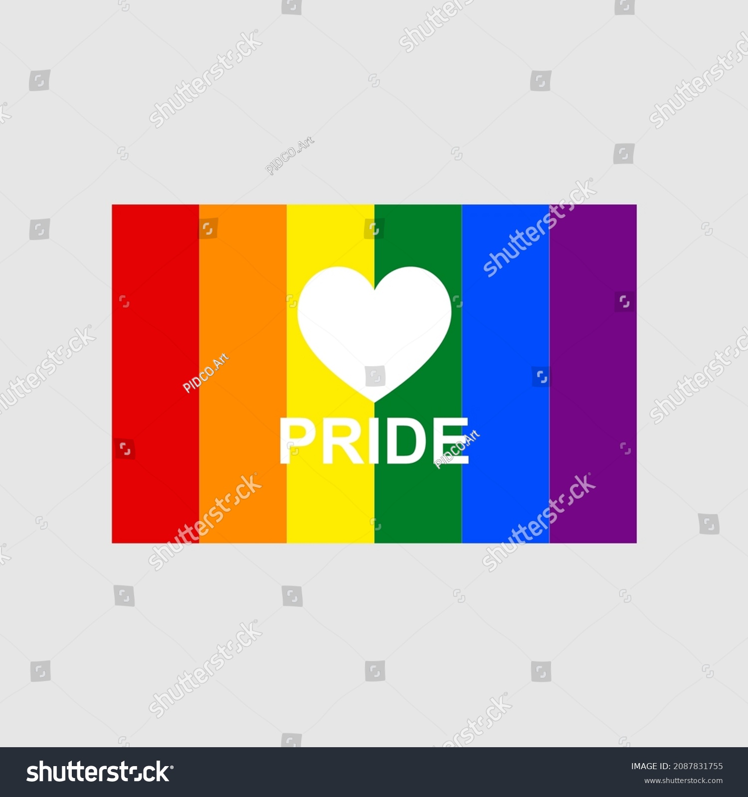 Pride Gradient Background Lgbt Pride Flag Stock Vector (Royalty Free ...