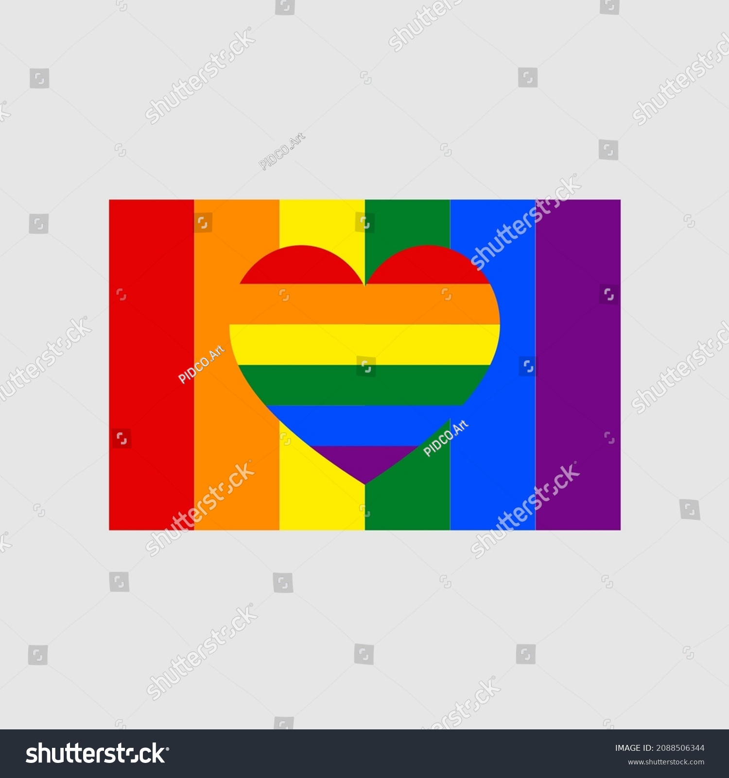 Pride Gradient Background Lgbt Pride Flag Stock Vector (Royalty Free ...