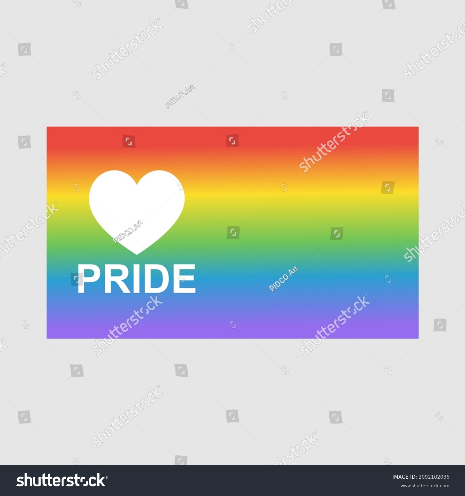 Pride Gradient Background Lgbt Pride Flag Stock Vector (Royalty Free ...