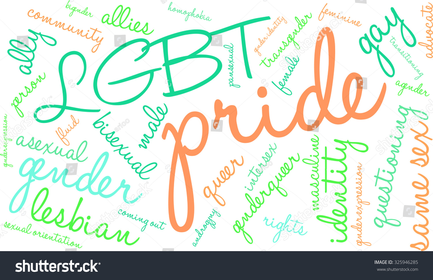 Pride Word Cloud On White Background: เวกเตอร์สต็อก (ปลอดค่าลิขสิทธิ์ ...