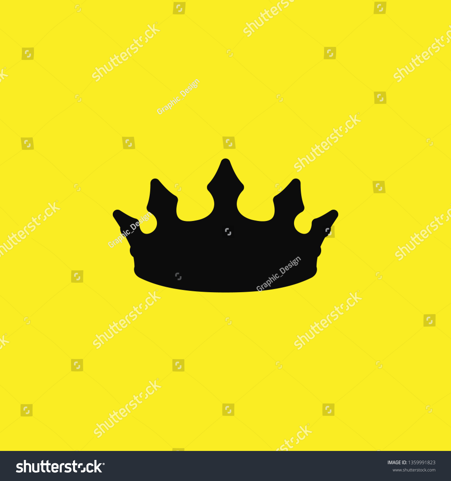 Prince Crown Icon Vector Stock Vector (Royalty Free) 1359991823 ...