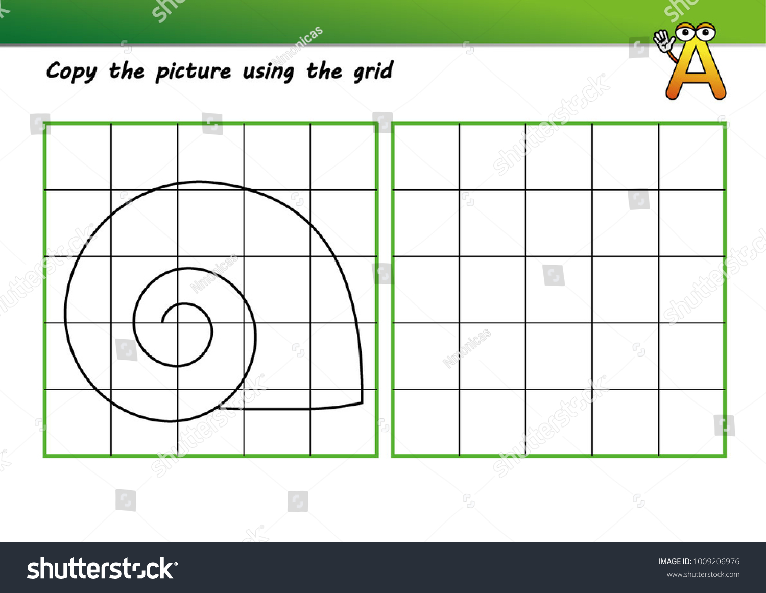 Printable Drawing Worksheet Stock Vector (Royalty Free) 1009206976 ...