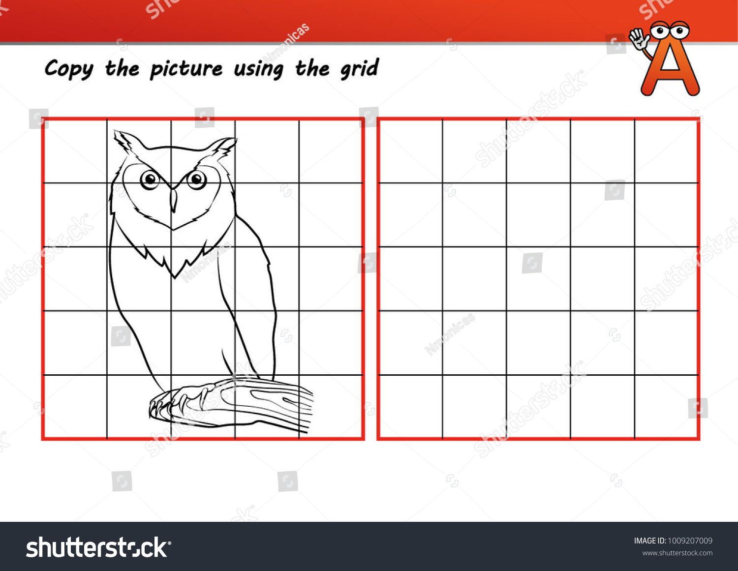 Printable Drawing Worksheet Stock Vector (Royalty Free) 1009207009