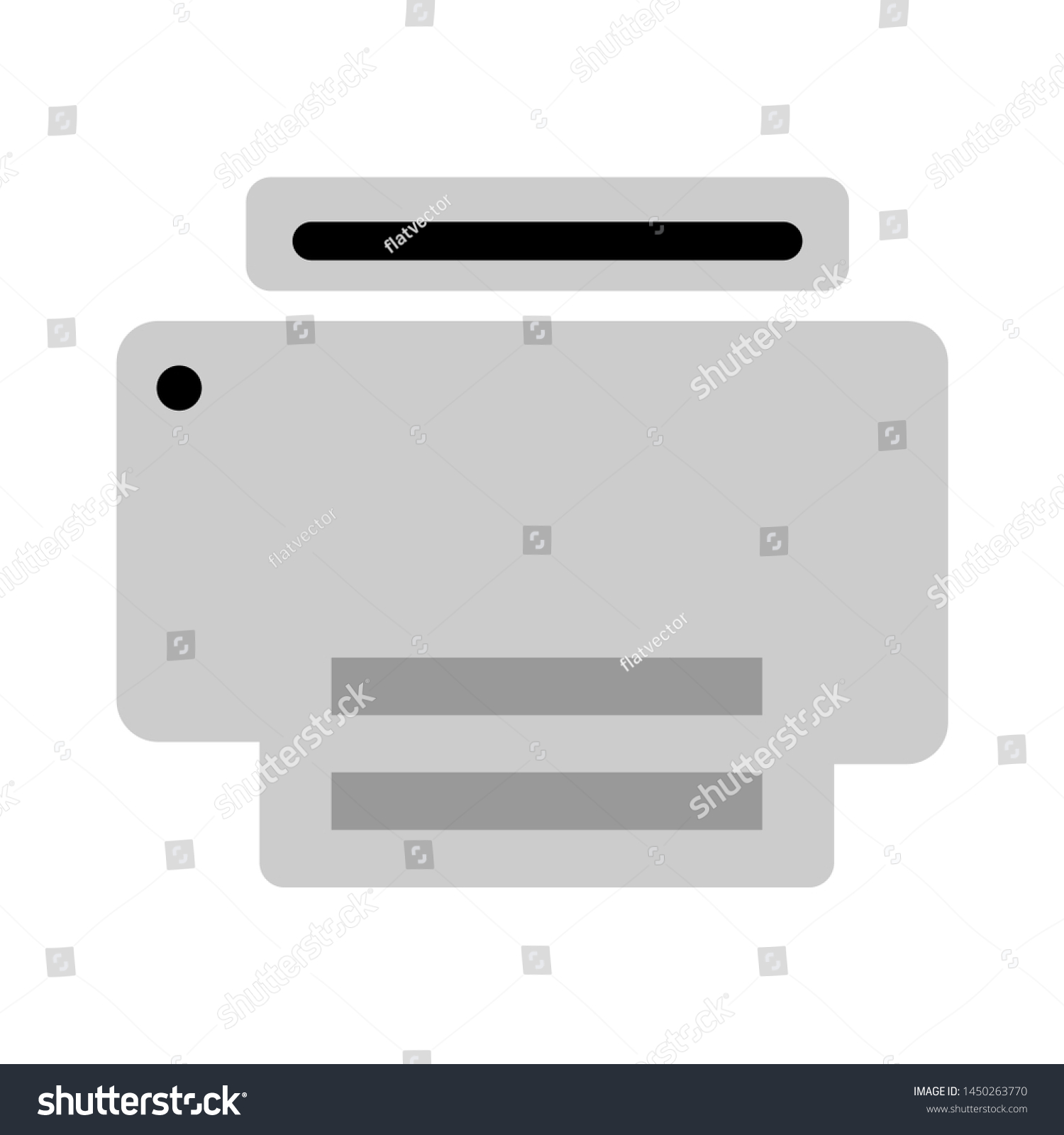 Printer Icon Logo Element Illustration Printer Stock Vector (Royalty ...