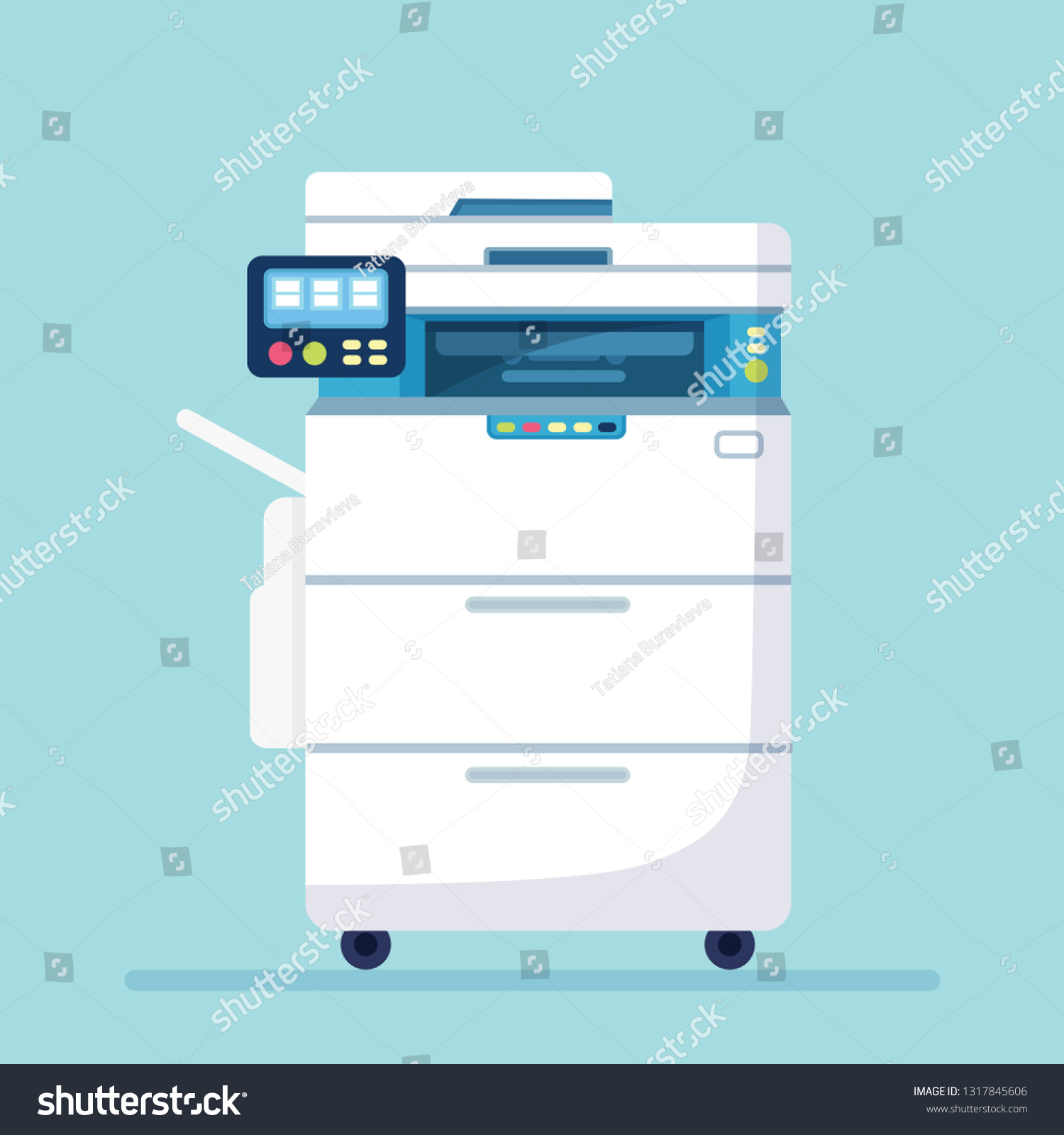 8,150 Cartoon printer Images, Stock Photos & Vectors | Shutterstock
