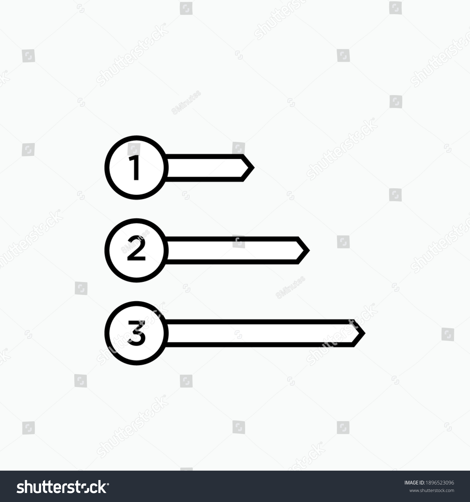 Icono de prioridad. Símbolo de atención: vector de stock (libre de ...