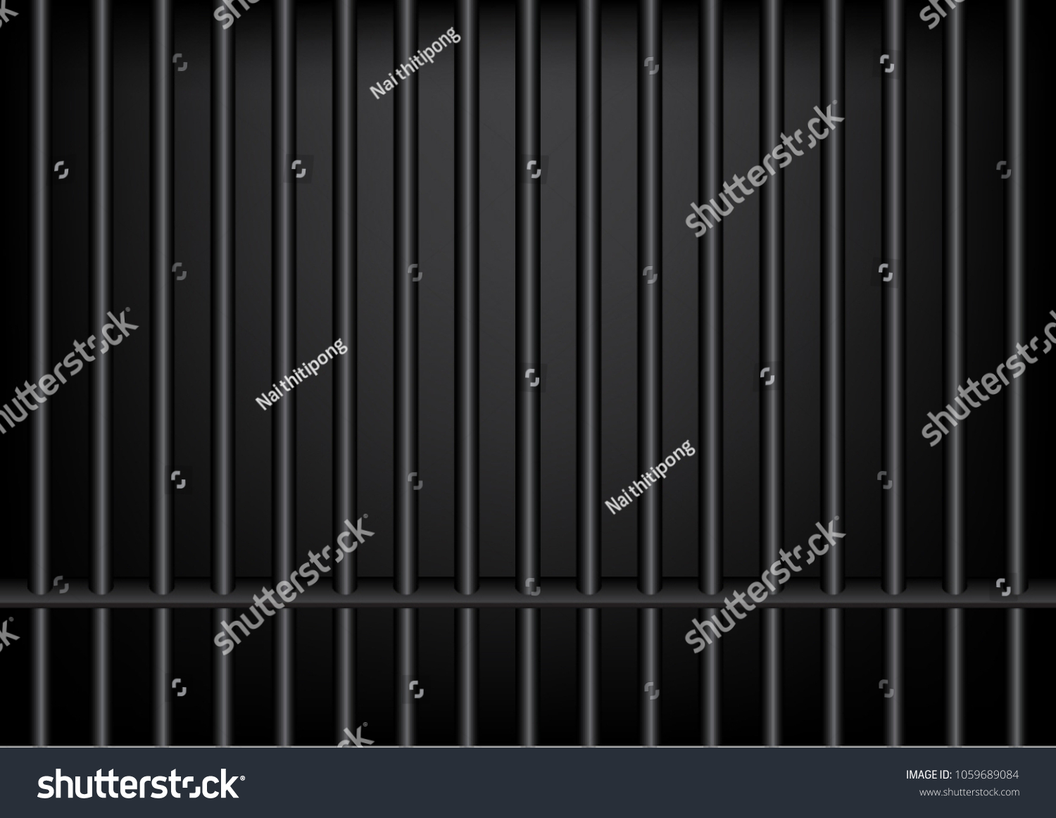 Prison Bars Backgroundvector Illustrationeps10 Stock Vector (Royalty ...