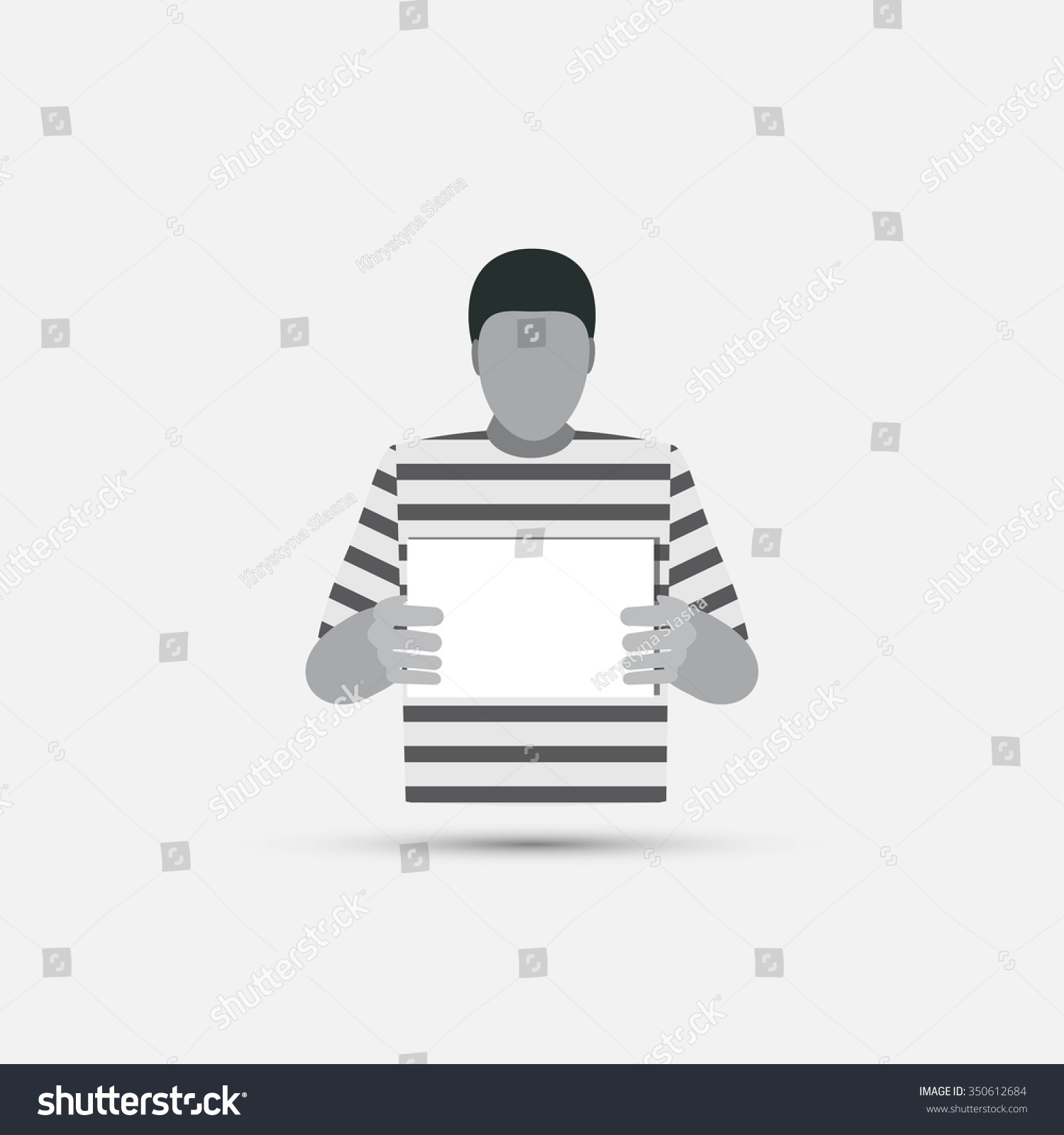 Prisoner Icon Stock Vector (Royalty Free) 350612684 | Shutterstock