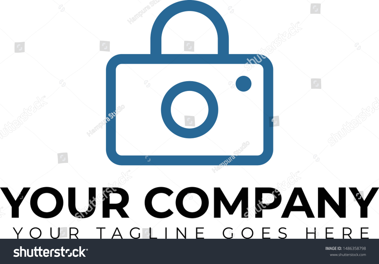 Private Photography Logo Template Security Vector Stock Vector (Royalty ...