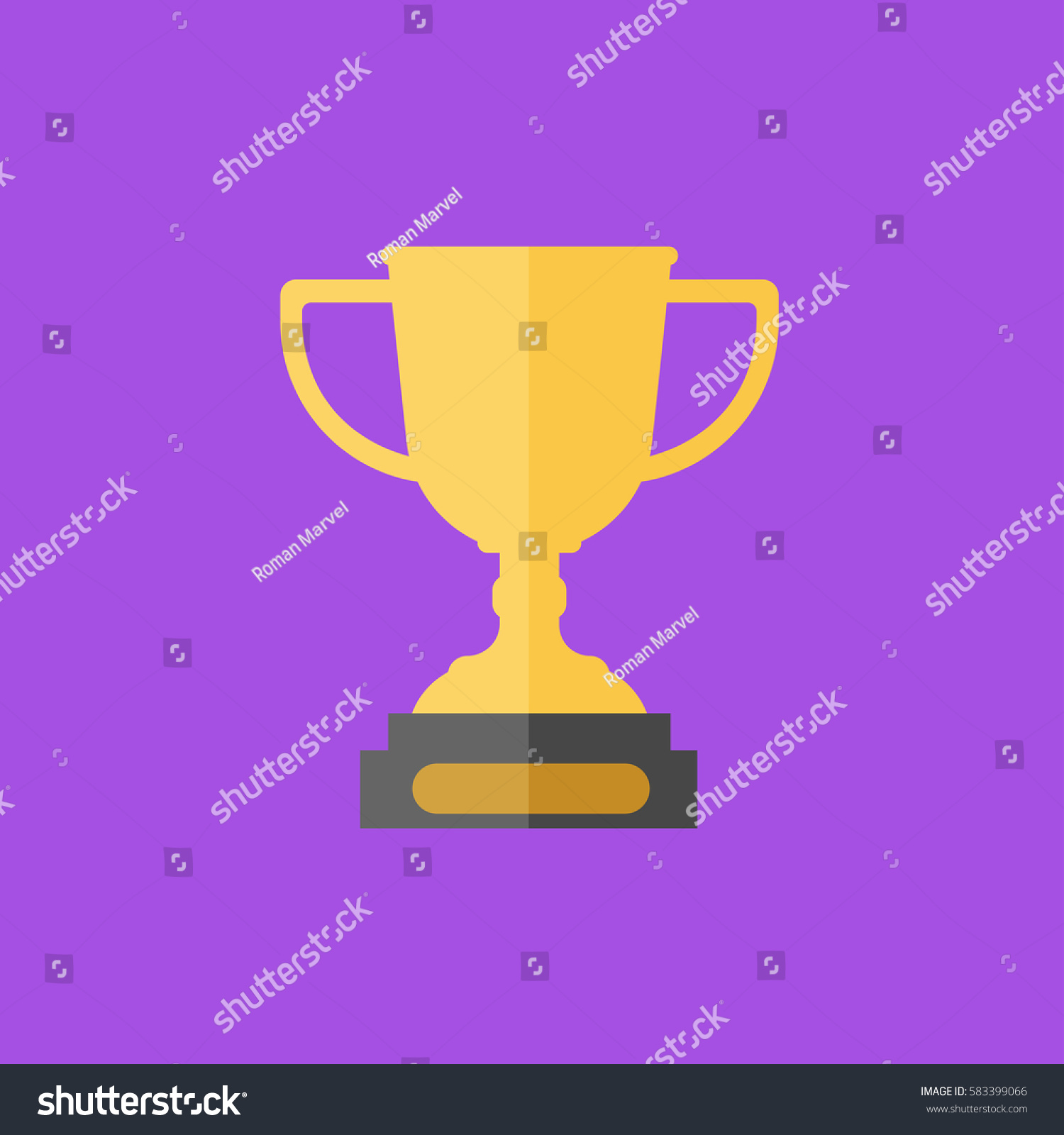 Prize Purple Stock Vector (Royalty Free) 583399066
