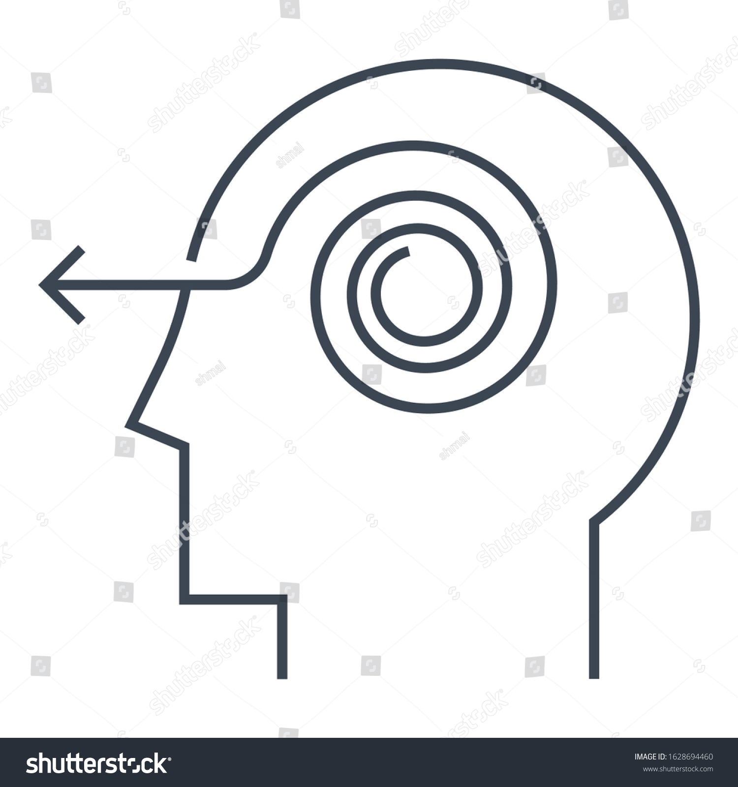 「Problem Solving Concept Mind Focus Vector」のベクター画像素材（ロイヤリティフリー ...