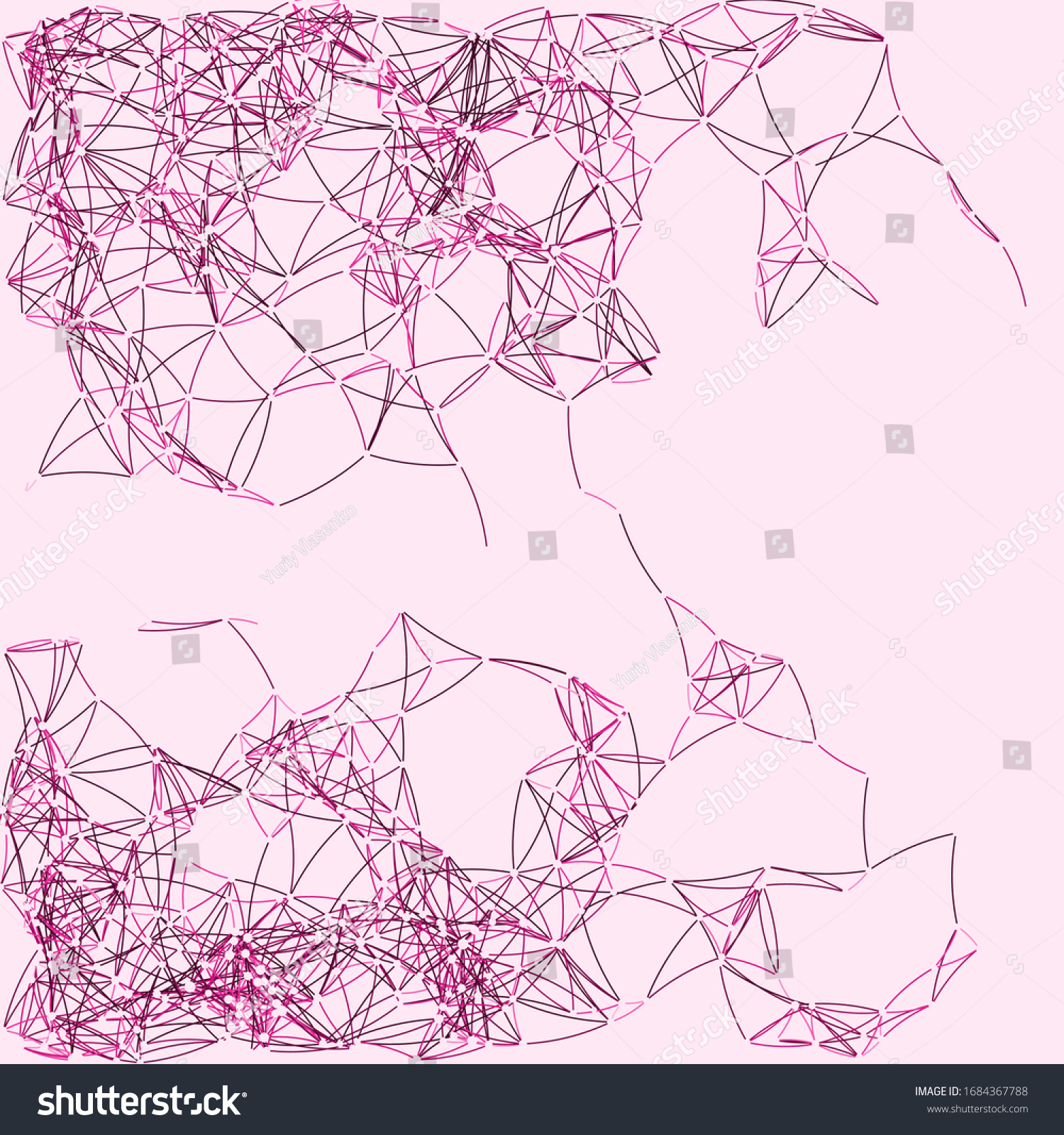 Procedural Art Network Mesh Background Illustration Stock Vector ...