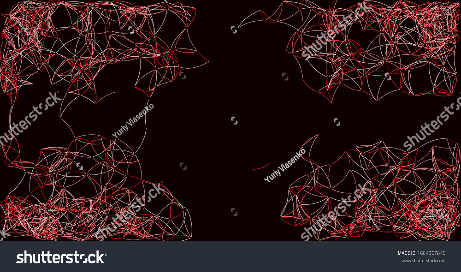 Procedural Art Network Mesh Background Illustration Stock Vector ...