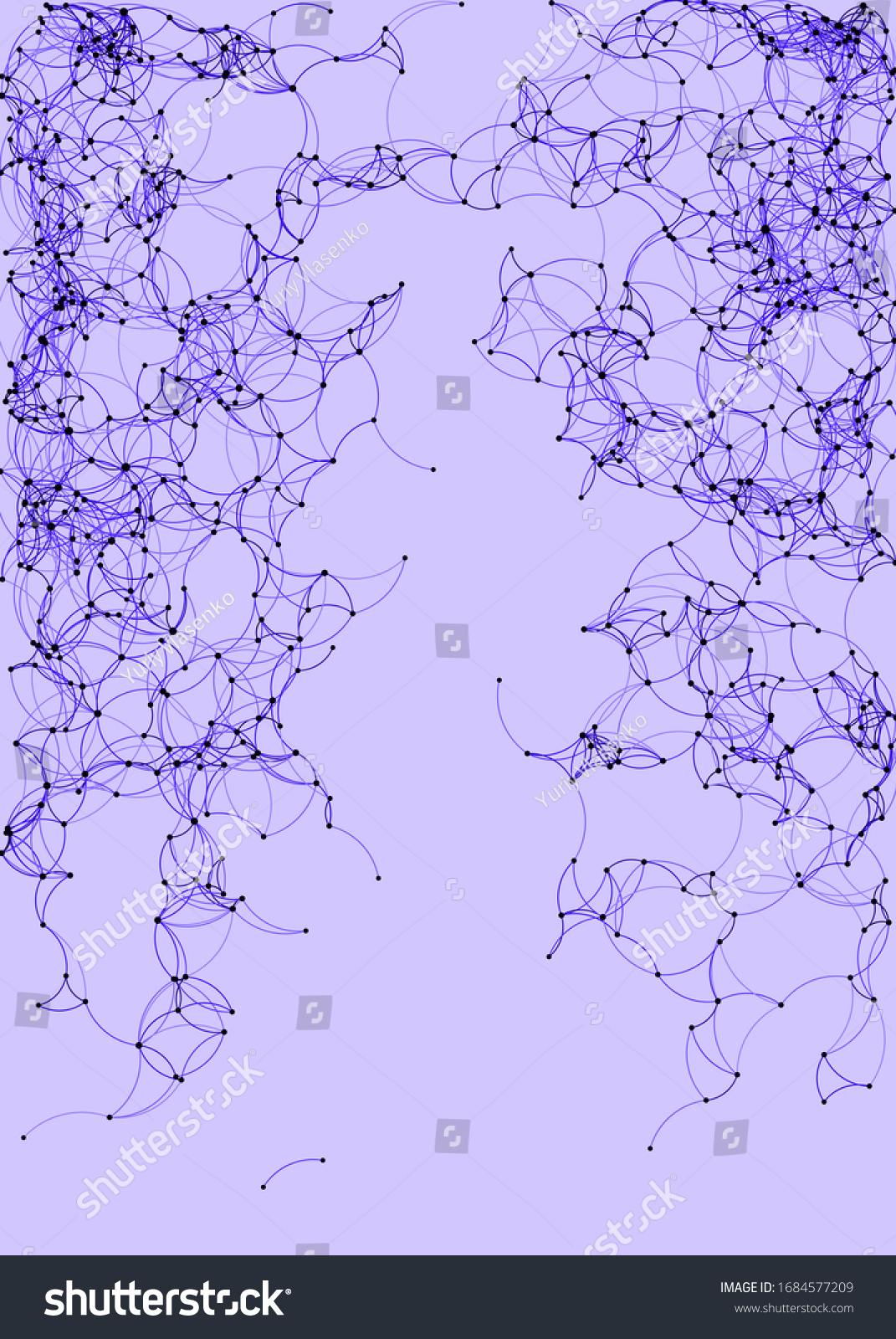 Procedural Art Network Mesh Background Illustration Stock Vector ...