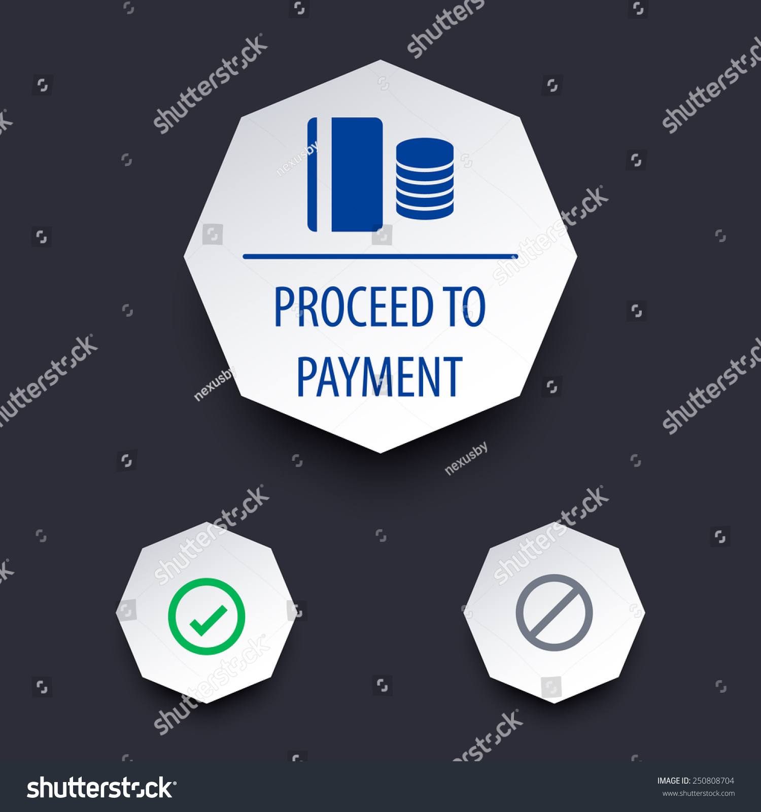Proceed Payment App Ui Elements Vector: เวกเตอร์สต็อก (ปลอดค่าลิขสิทธิ์ ...