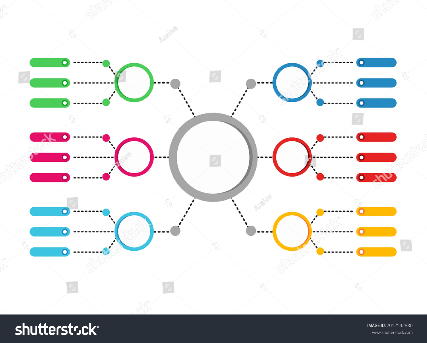 Process Diagram Sketched Diagram Mind Mapping Stock Vector (Royalty ...