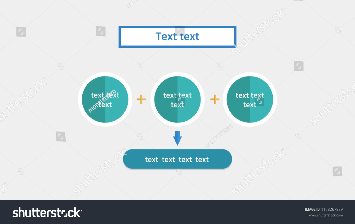 Process Relationship Diagram Stock Vector (Royalty Free) 1178267839 ...
