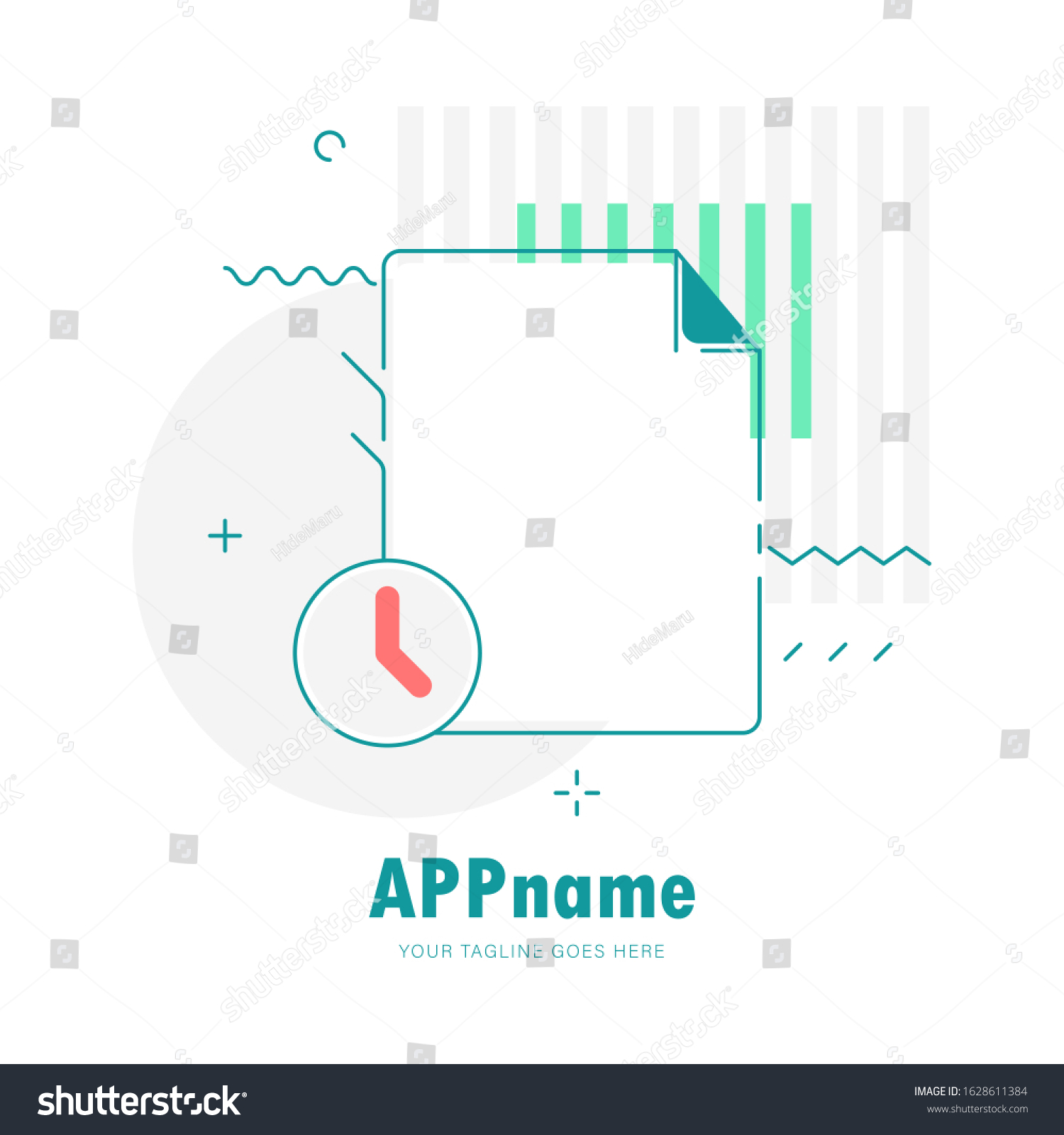 Process Splash Screen App Icon: vector de stock (libre de regalías ... Process Splash Screen App Icon: vector de stock (libre de regalías ...