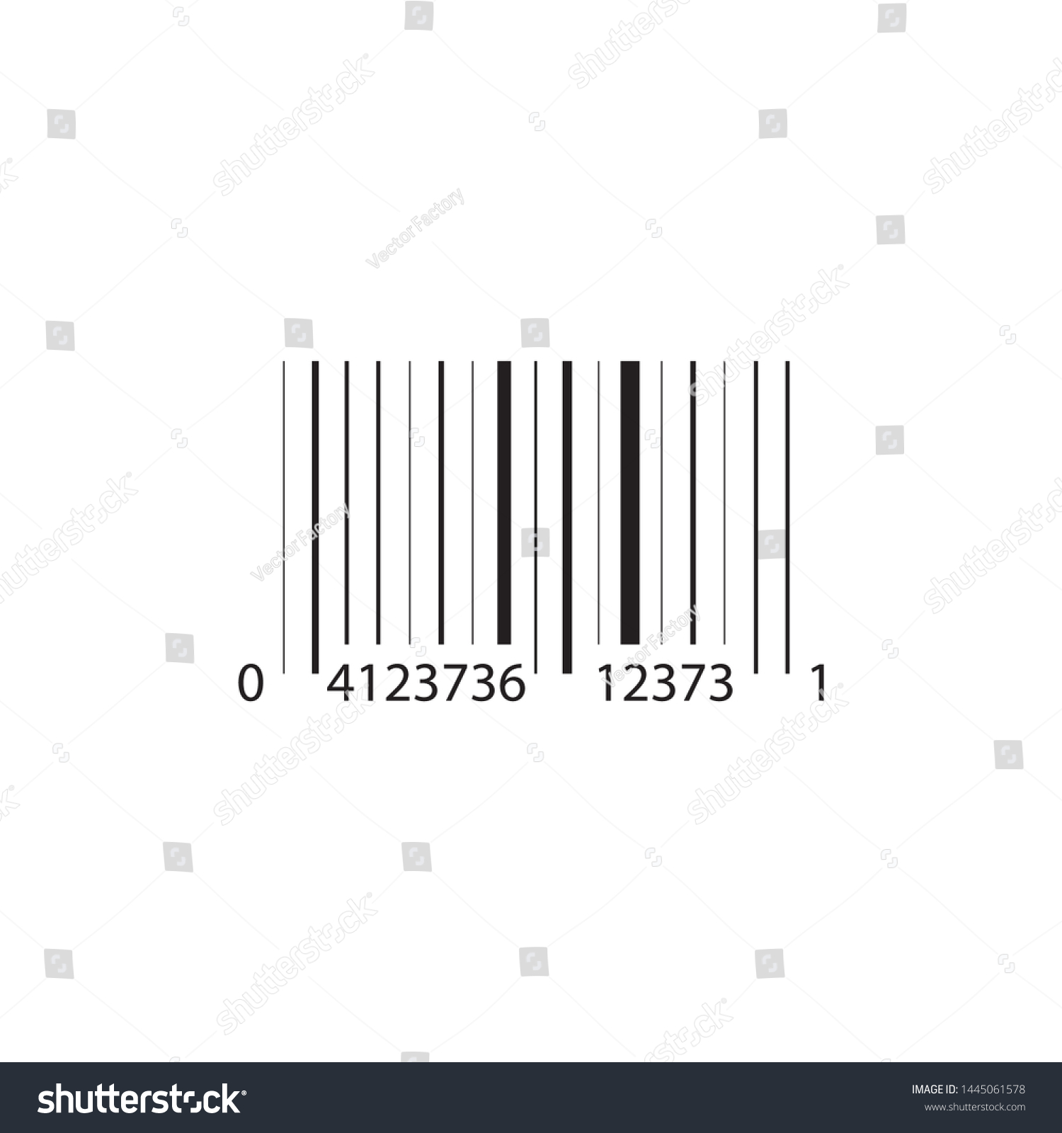 Product Barcode Numbers Vector Illustration Stock Vector (Royalty Free ...