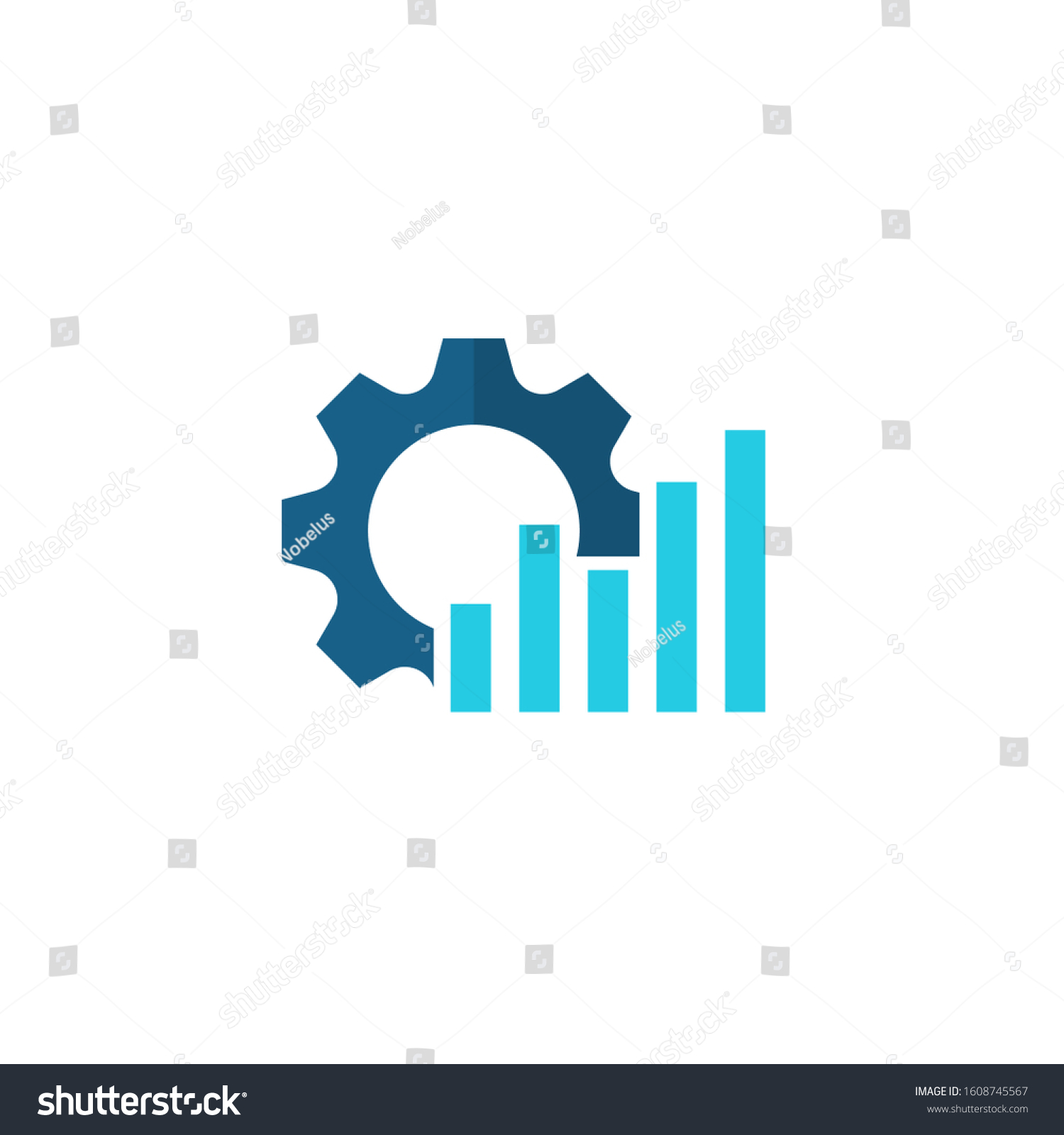 Productivity Icon Productive Capacity Sign Performance: vector de stock ...