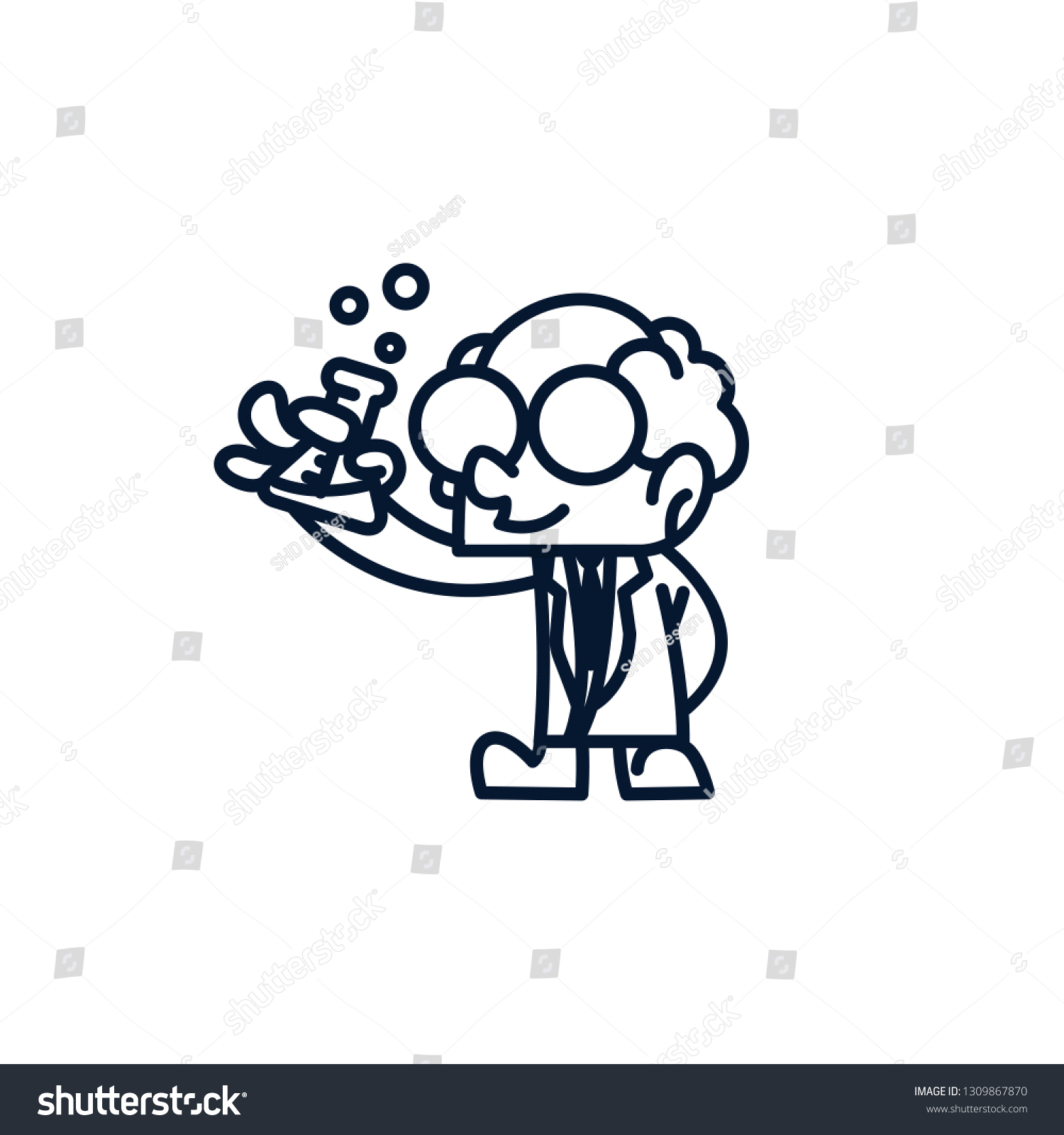 Profesor Logo Education Logo Stock Vector (Royalty Free) 1309867870