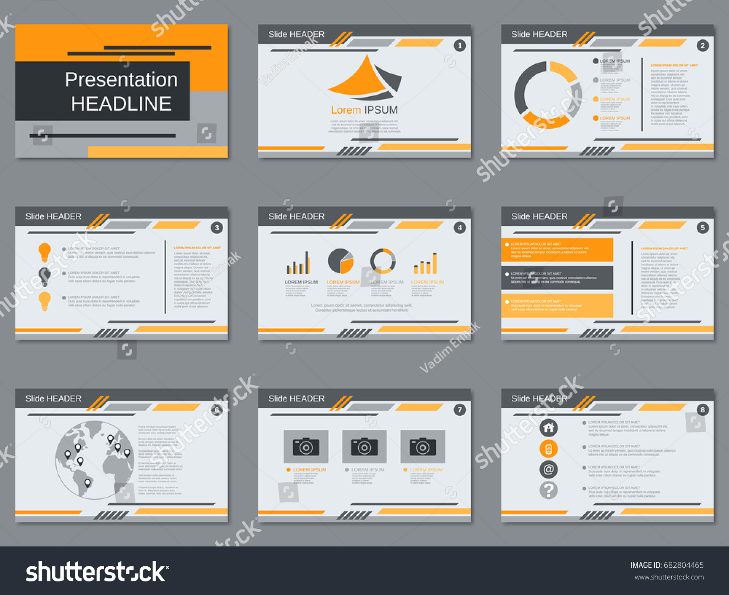 Professional Business Presentation Slide Show Vector: Vector có sẵn ...