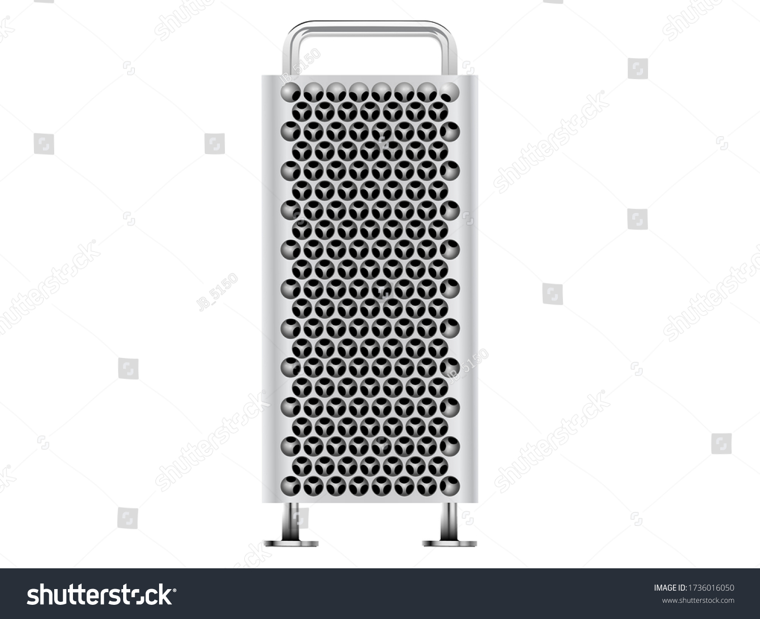 Professional Desktop Pro Front View Vector Stock Vector (Royalty Free ...