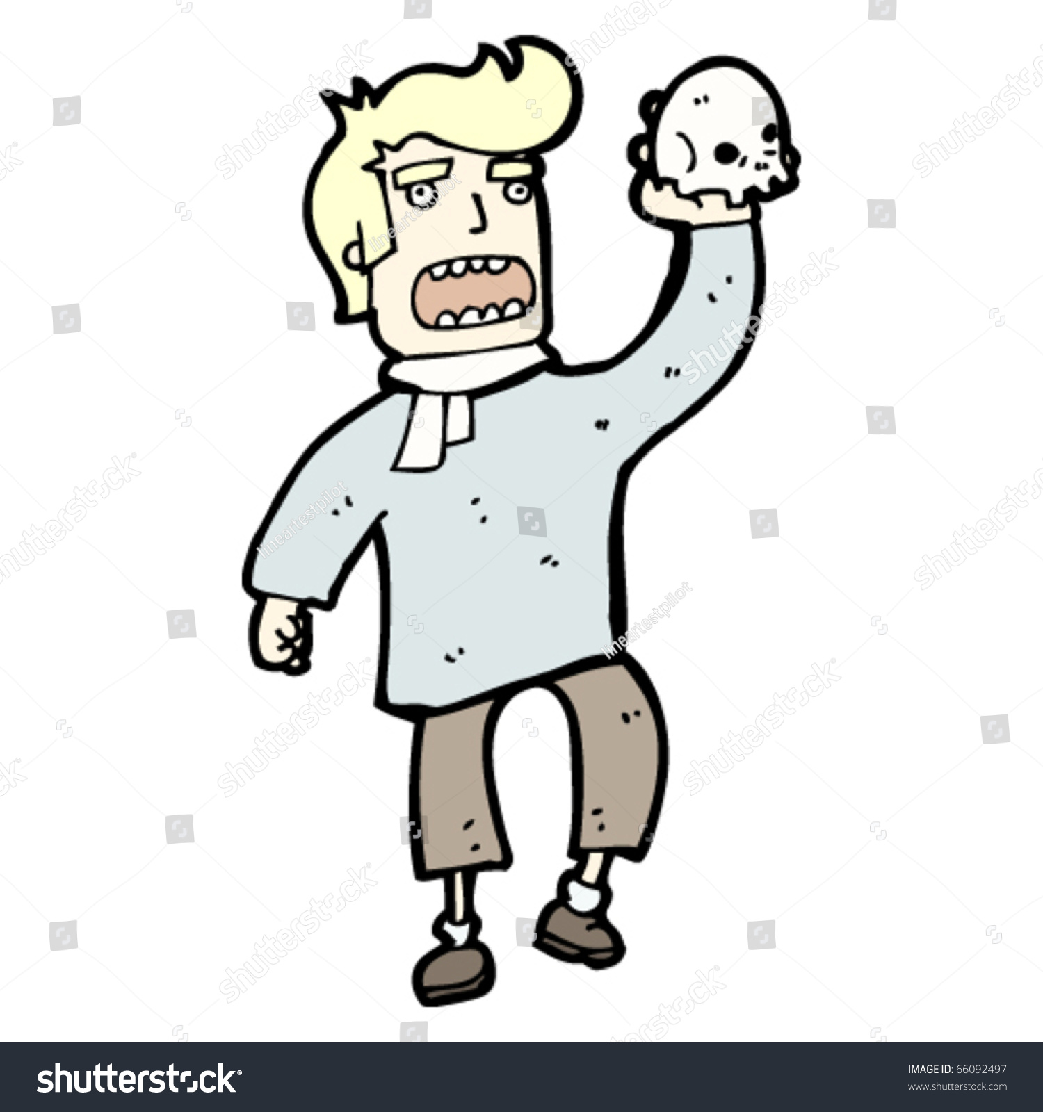 Professional Stage Actor Cartoon Stock Vector (Royalty Free) 66092497 ...