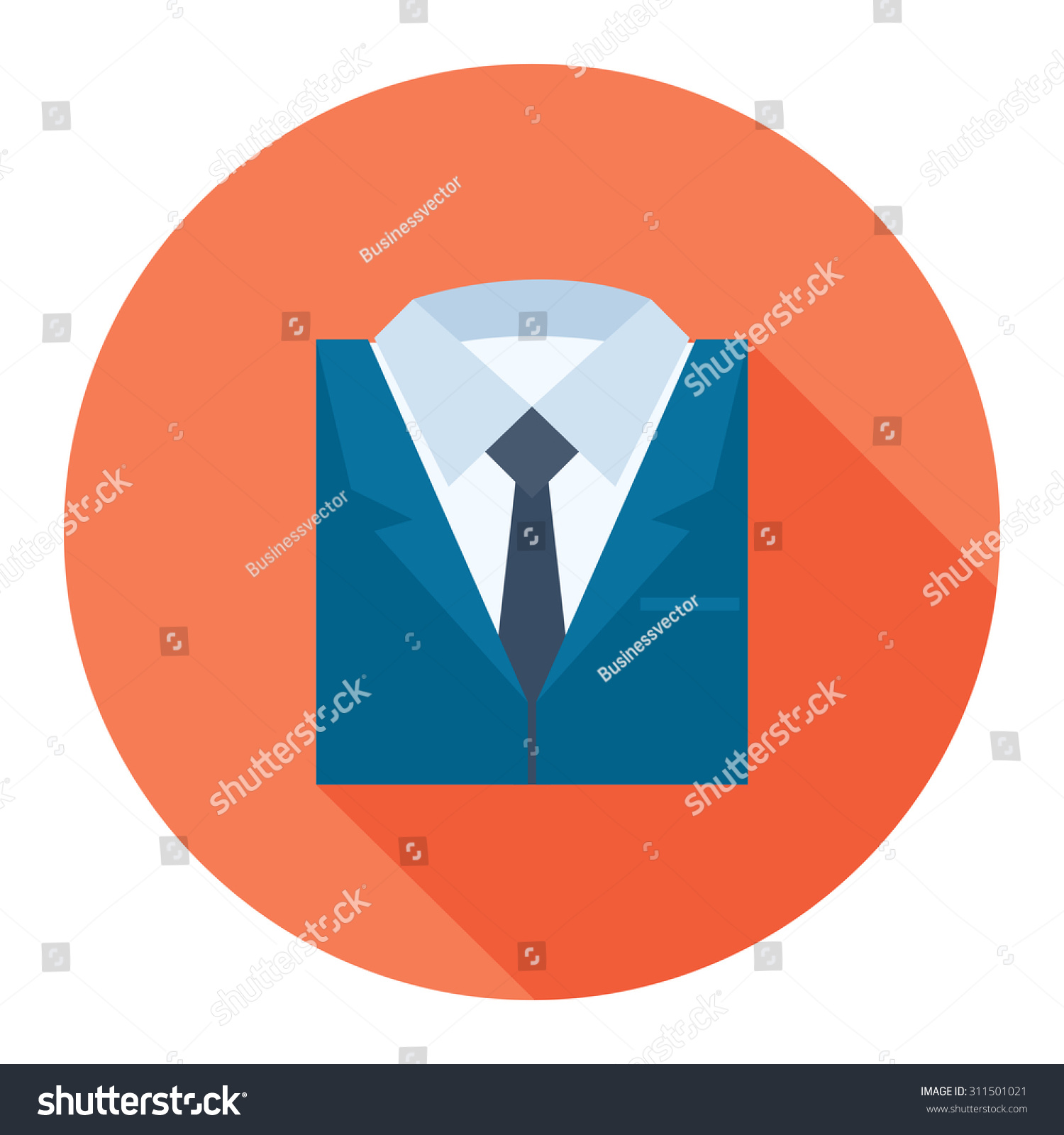 Professional Suit Icon Stock Vector (Royalty Free) 311501021 | Shutterstock