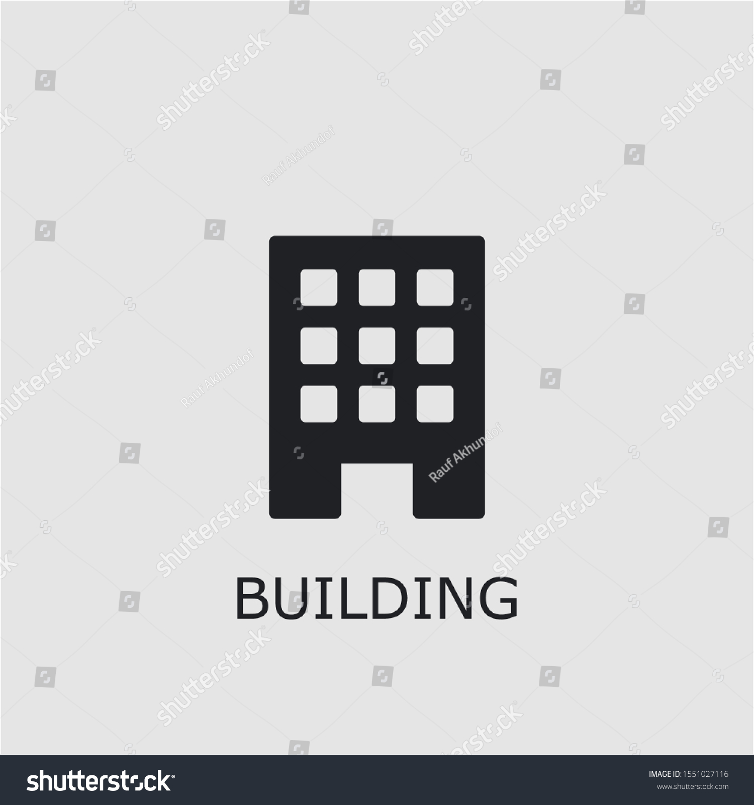 Professional Vector Building Icon Building Symbol Stock Vector (Royalty ...