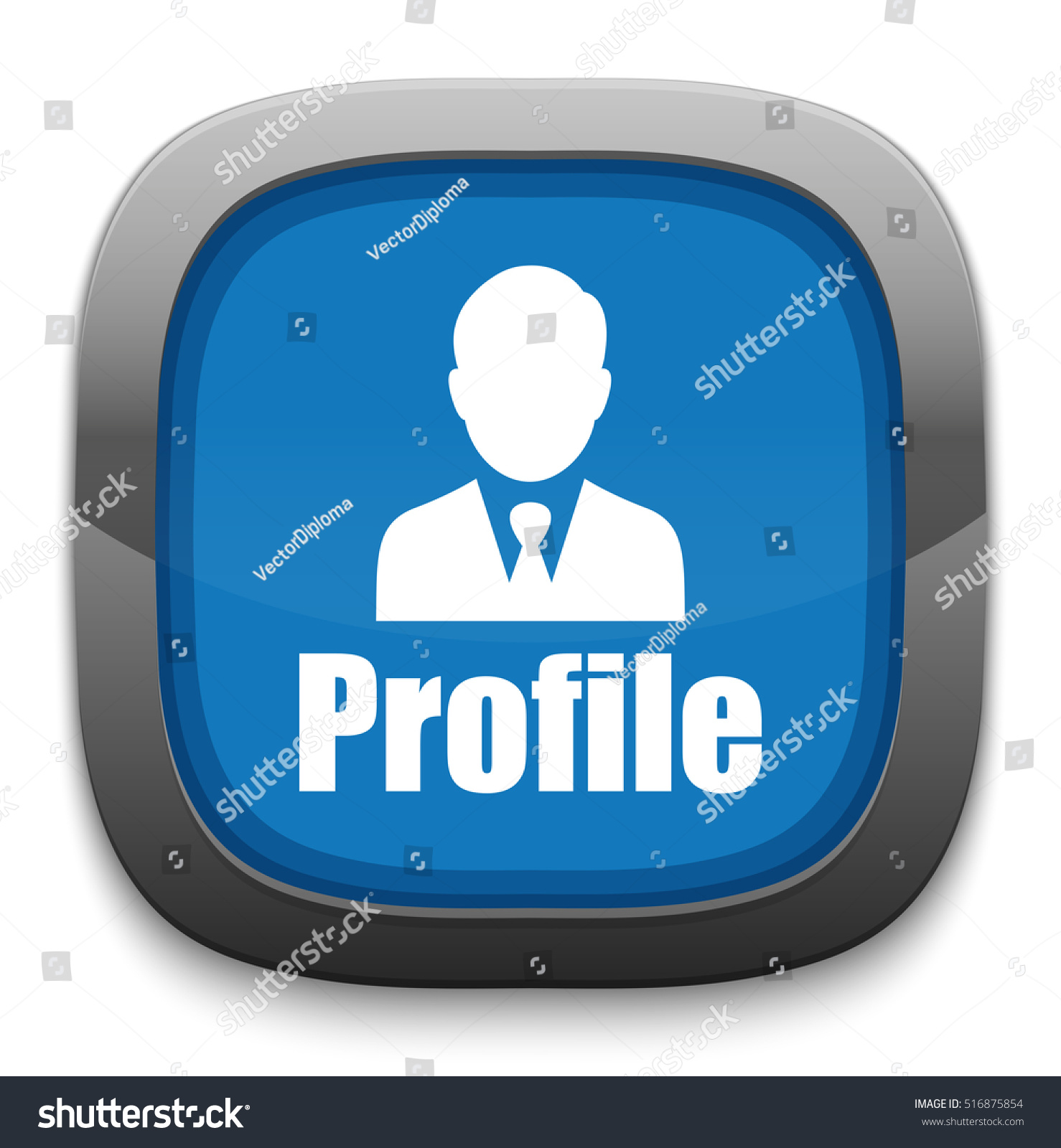 Profile Icon Stock Vector (Royalty Free) 516875854 | Shutterstock
