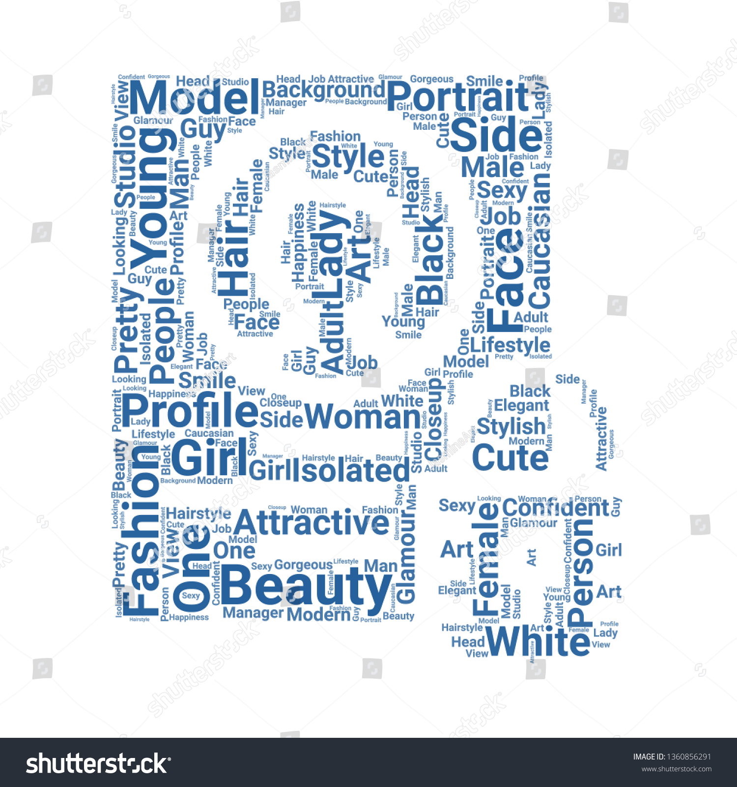 Profile Word Cloud Tag Cloud About Stock Vector (Royalty Free ...