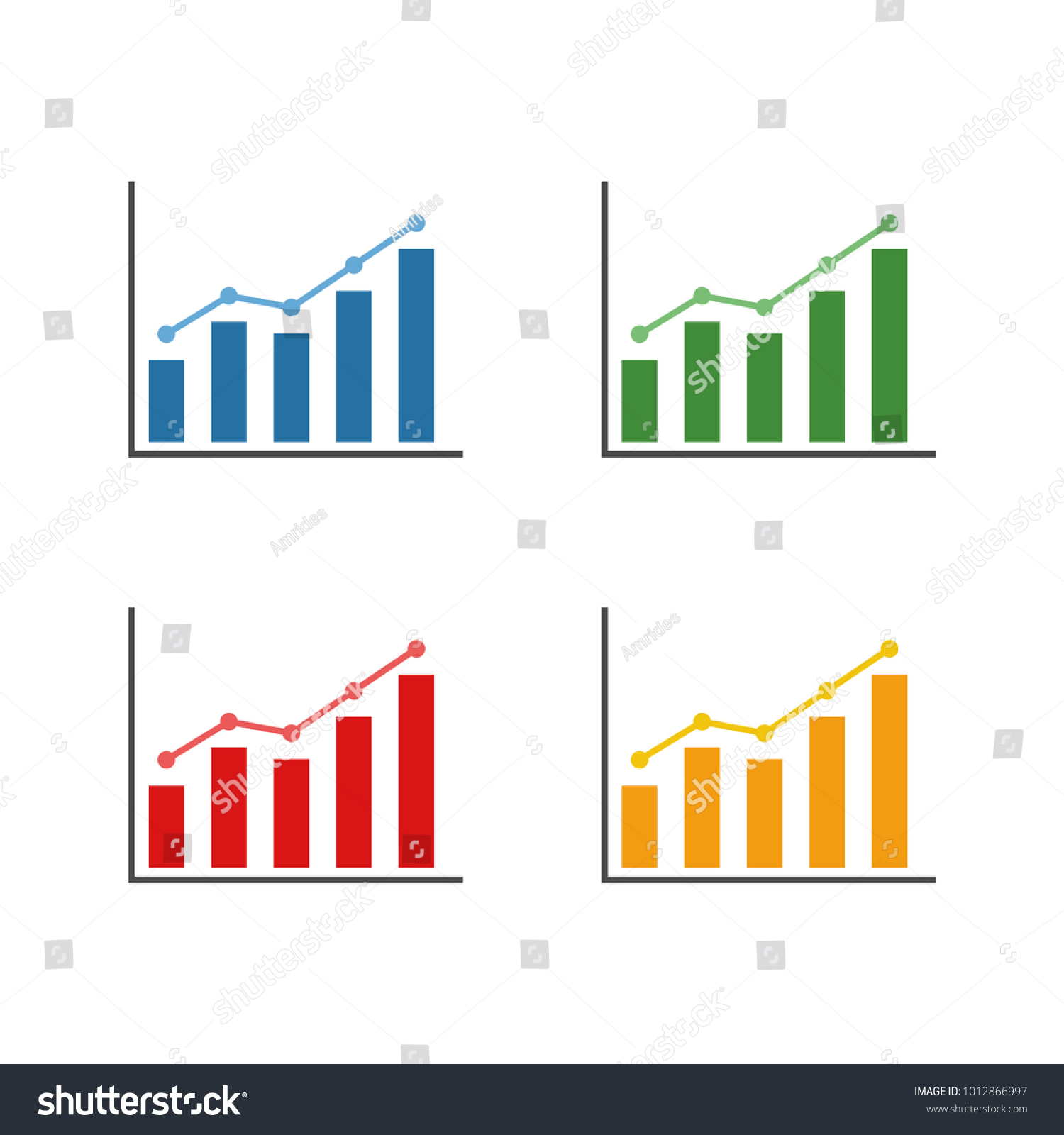 Profit Chart Symbol Design Vector Stock Vector (Royalty Free ...