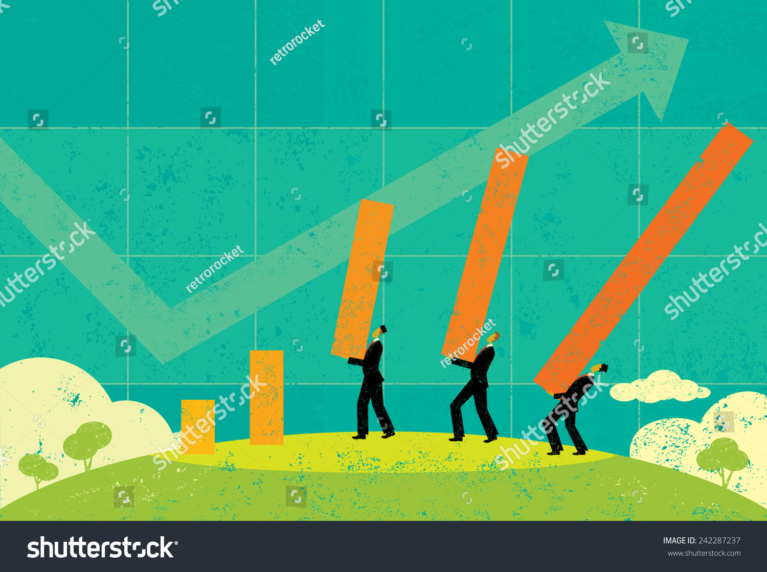 Profit Projections Stock Vector 242287237 - Shutterstock