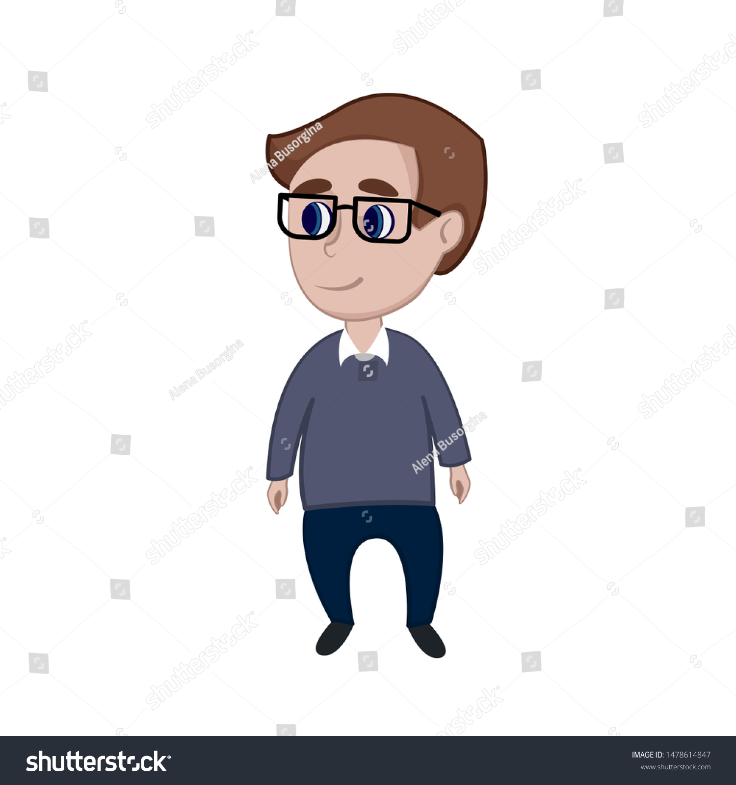 Programmer Coder Young Boy Manager White: เวกเตอร์สต็อก (ปลอดค่า ...