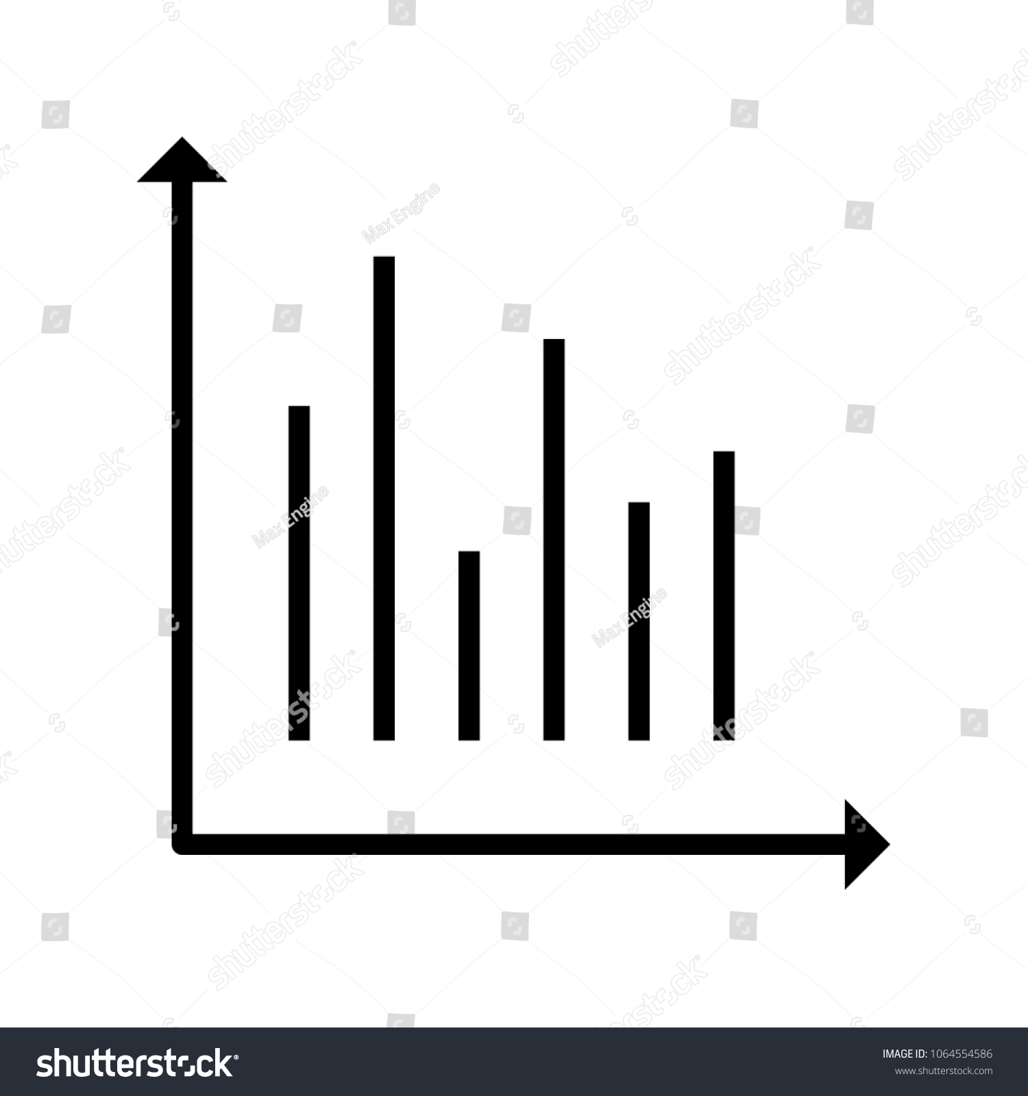 Progress Graphic Vector Icon Grow Graphic Stock Vector (Royalty Free ...