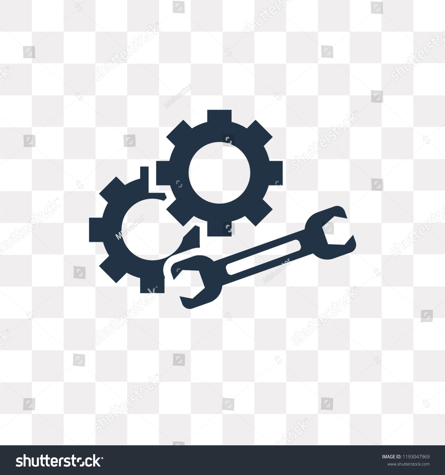 Progress Vector Icon Isolated On Transparent Stock Vector (Royalty Free ...