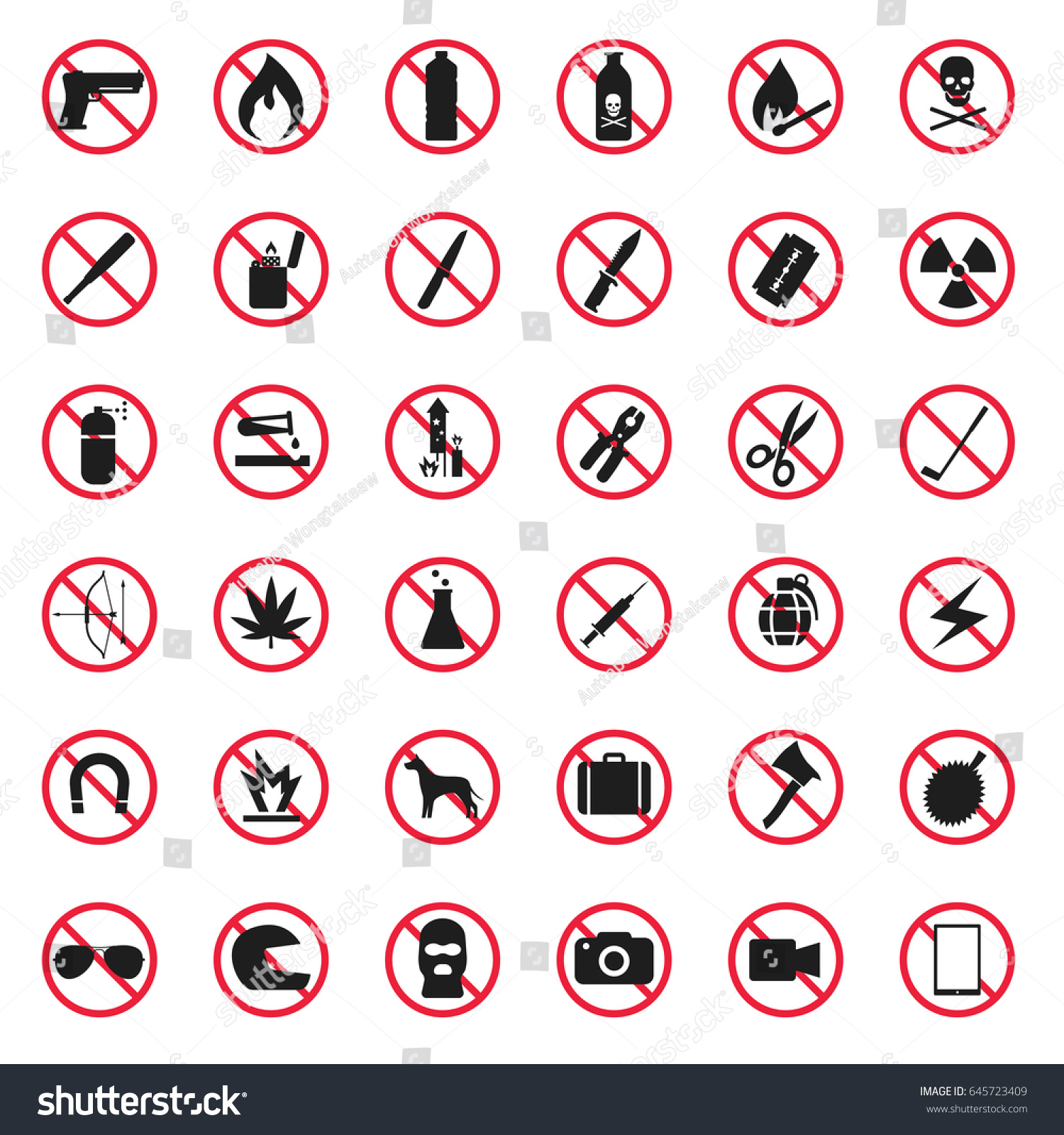 5,948 Dangerous goods icons Images, Stock Photos & Vectors | Shutterstock