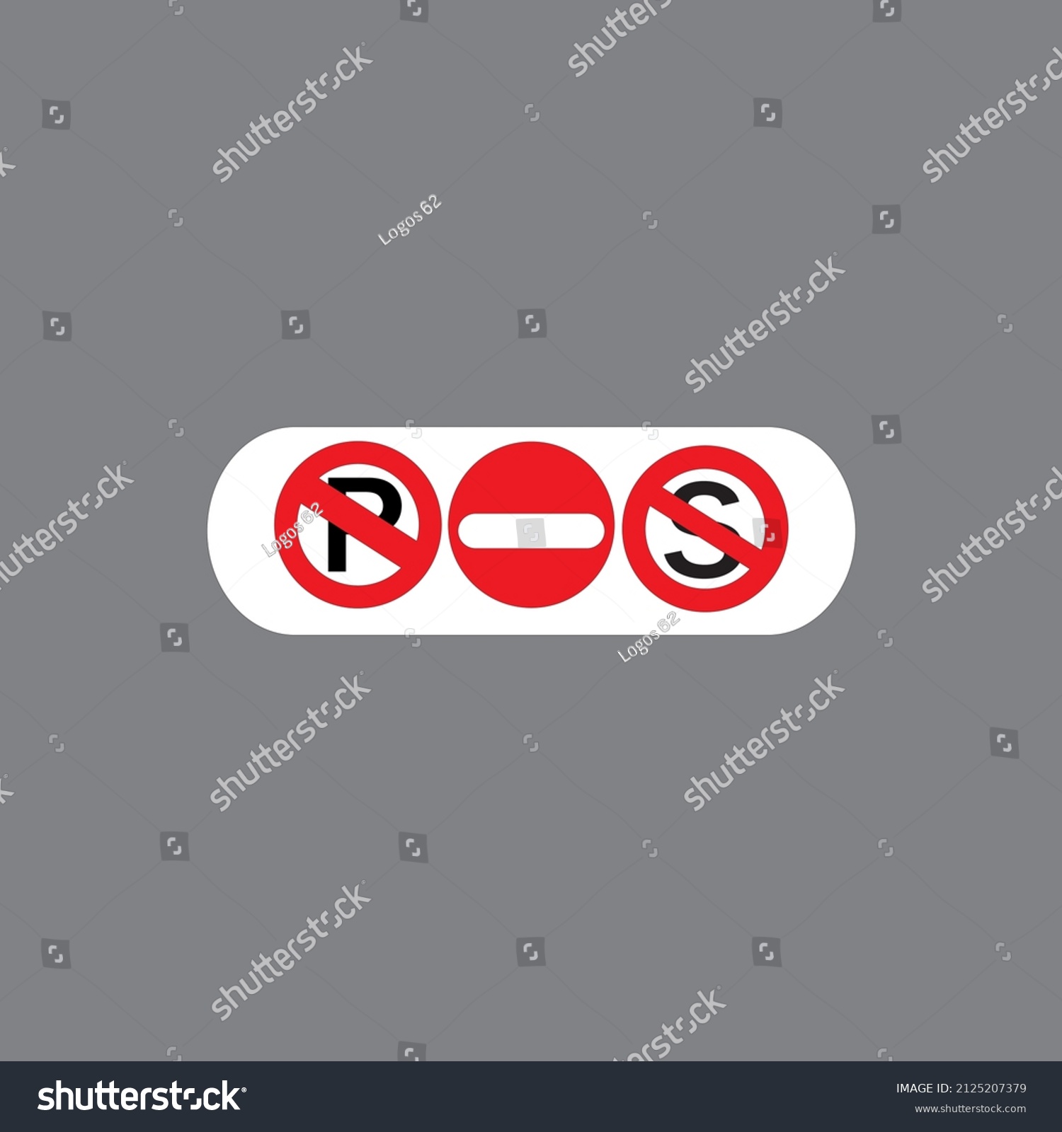 Prohibited Sign Design Free Vector Stock Vector (Royalty Free ...