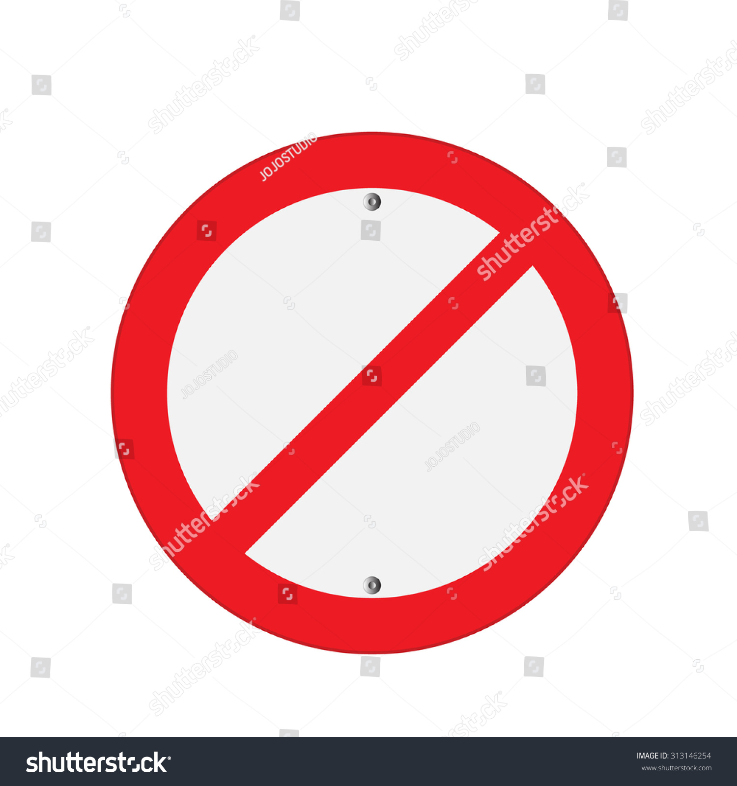 Prohibition Sign Vector Illustrations Stock Vector (Royalty Free ...