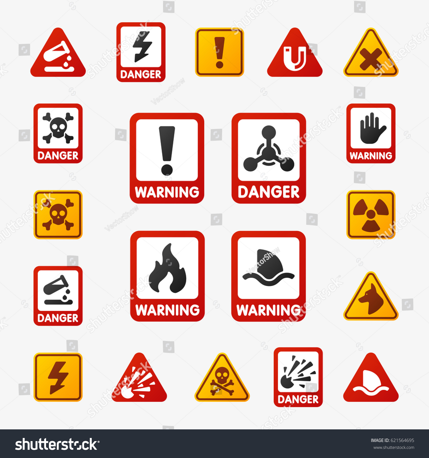 Prohibition Signs Set Industry Production Vector 스톡 벡터 621564695 ... Prohibition Signs Set Industry Production Vector 스톡 벡터 621564695 ...