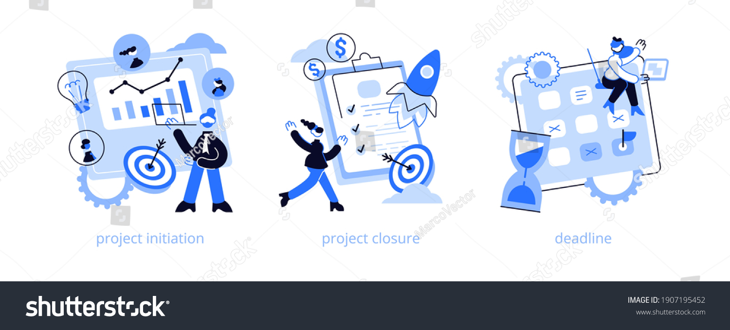 Project Lifecycle Abstract Concept Vector Illustration Stock Vector ...