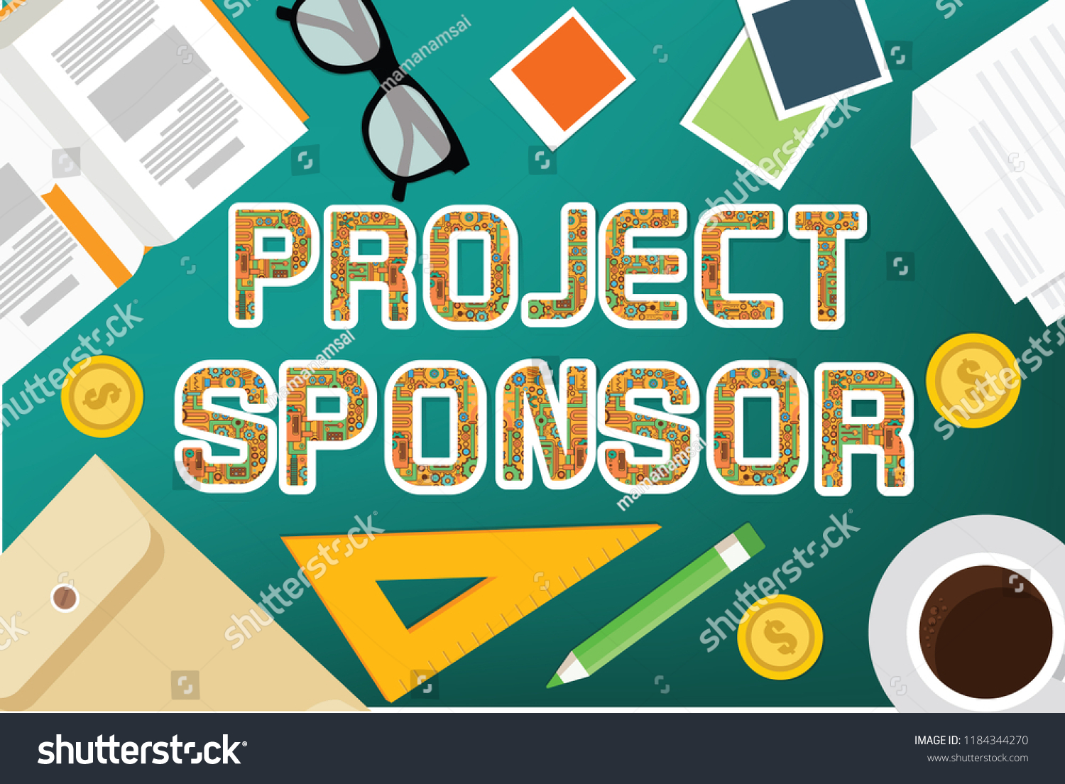 Project Sponsor Vector Concept Design Stock Vector (Royalty Free ...