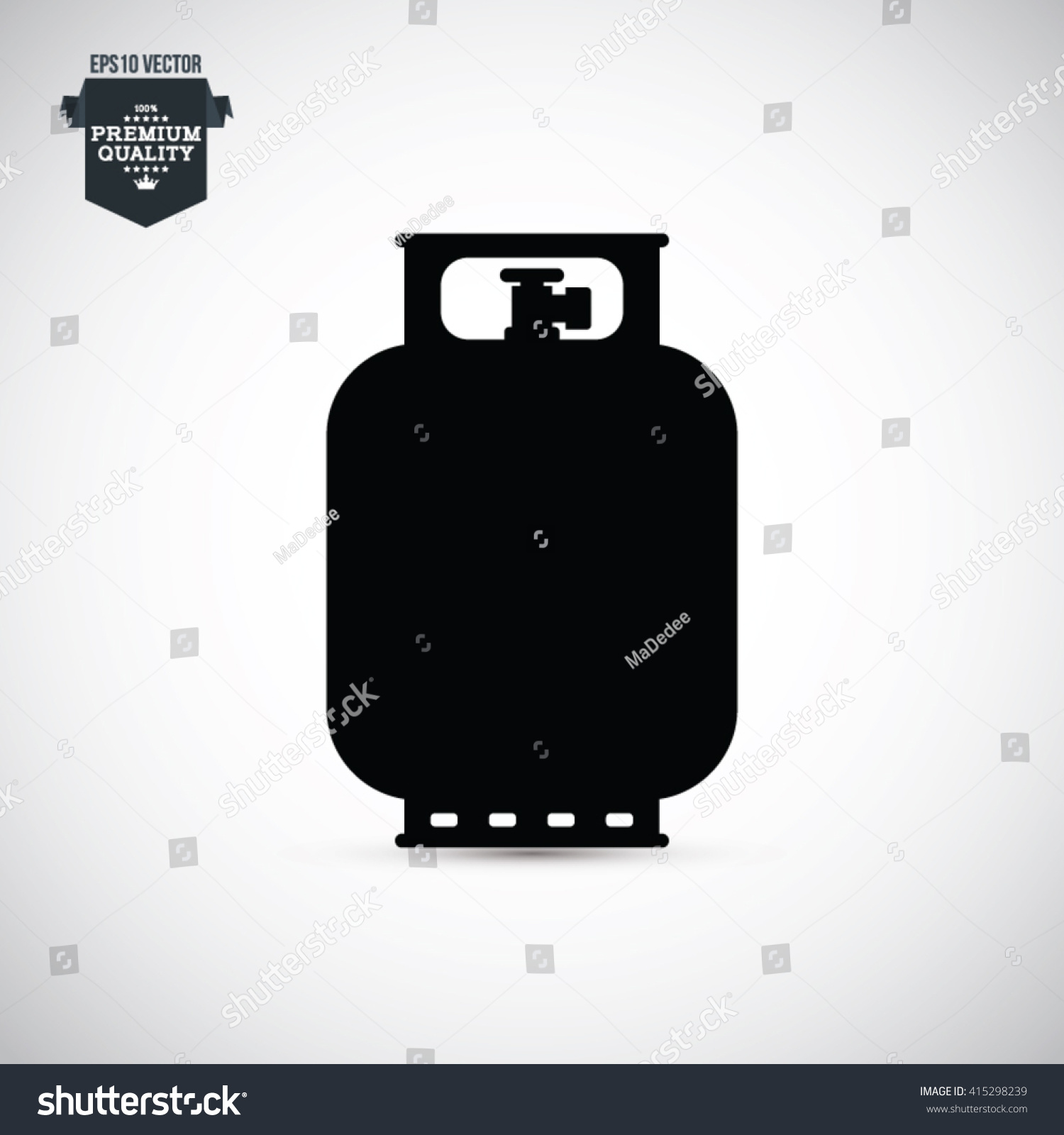 Propane Gas Tank Vector Illustration Stock Vector (Royalty Free) 415298239
