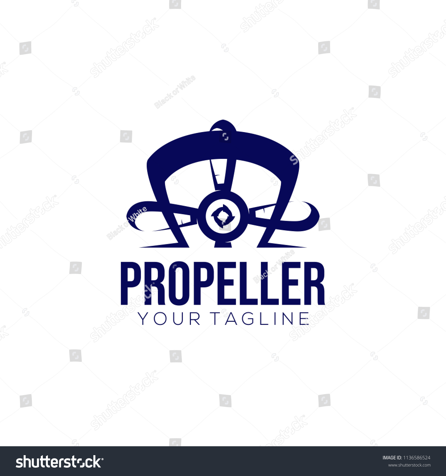 Propeller Logo Design Stock Vector (Royalty Free) 1136586524 | Shutterstock