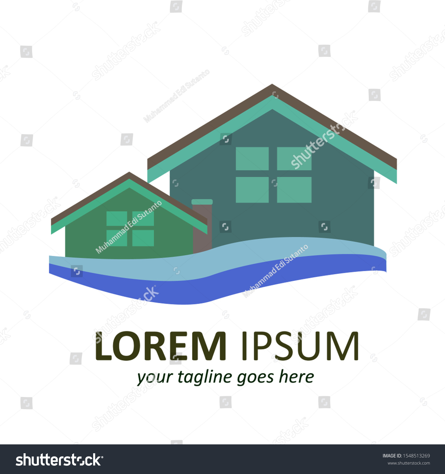 Property Logo Design House Vector Image Stock Vector (Royalty Free ...