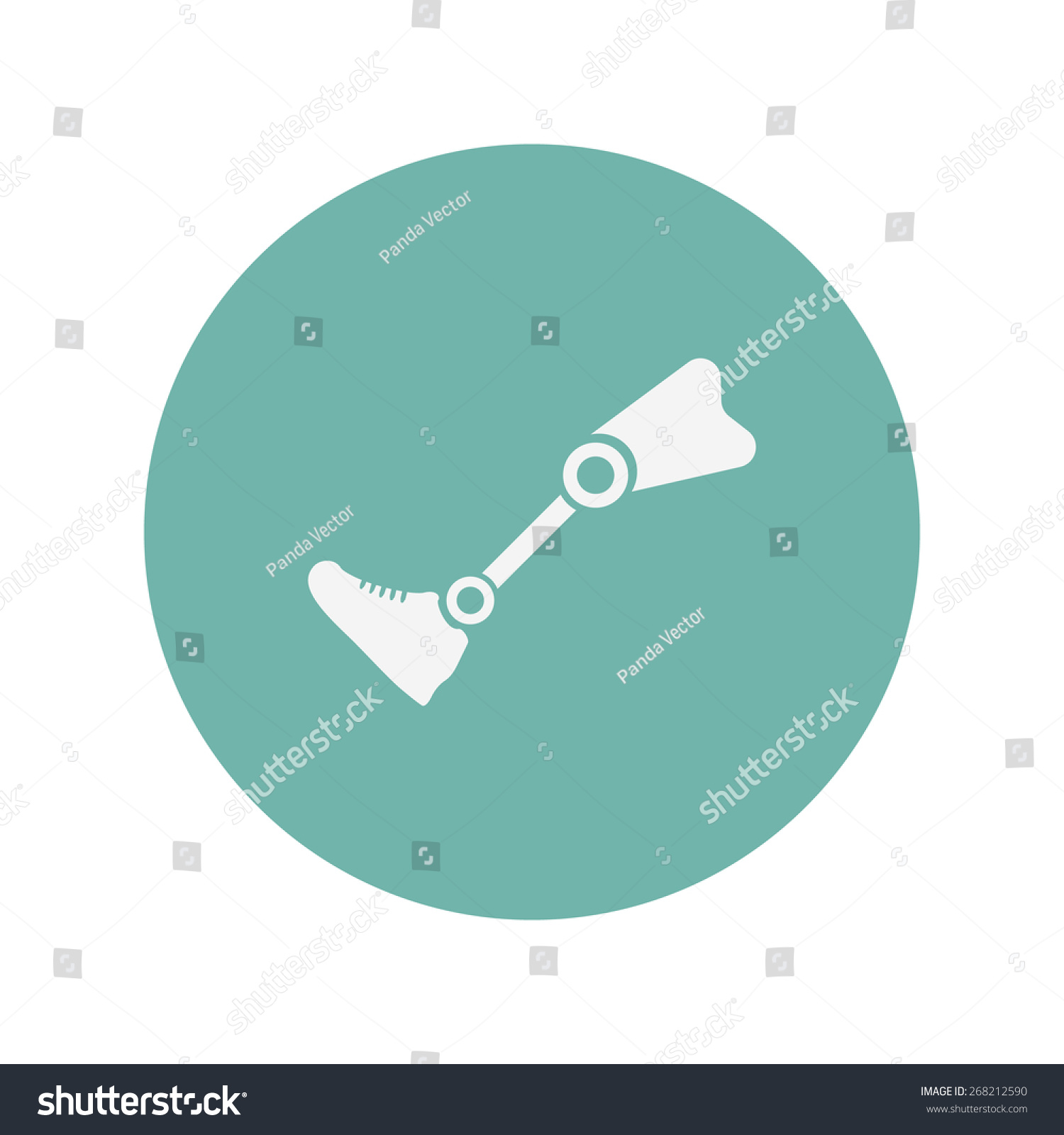 Prosthesis Icon Stock Vector (Royalty Free) 268212590 | Shutterstock